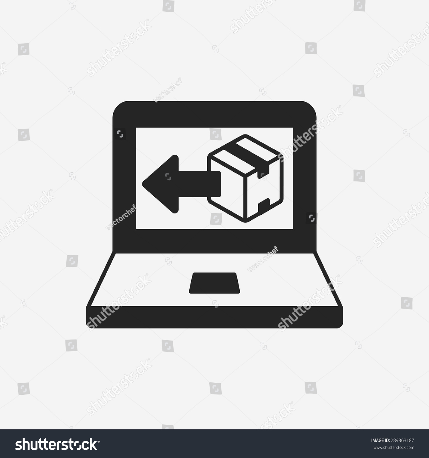 Logistics Freight Icon Stock Vector (Royalty Free) 289363187