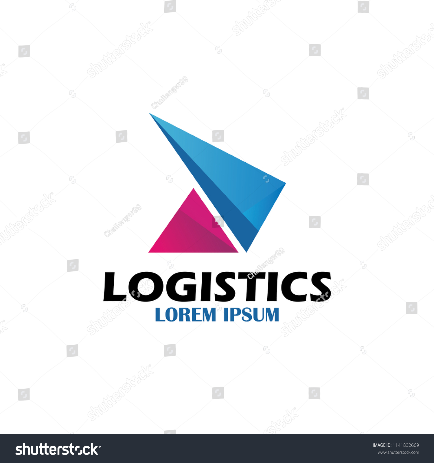 Logistics Logo Design: เวกเตอร์สต็อก (ปลอดค่าลิขสิทธิ์) 1141832669 ...