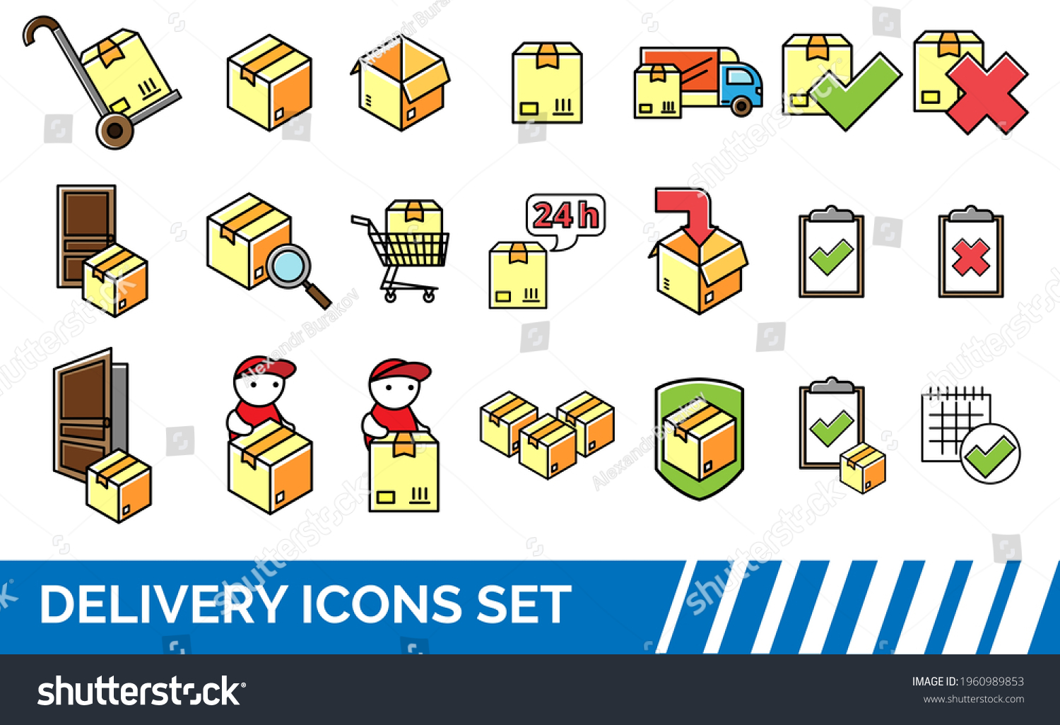 Logistics Shipping Icons Set Vector Illustration Stock Vector (Royalty ... Logistics Shipping Icons Set Vector Illustration Stock Vector (Royalty ...