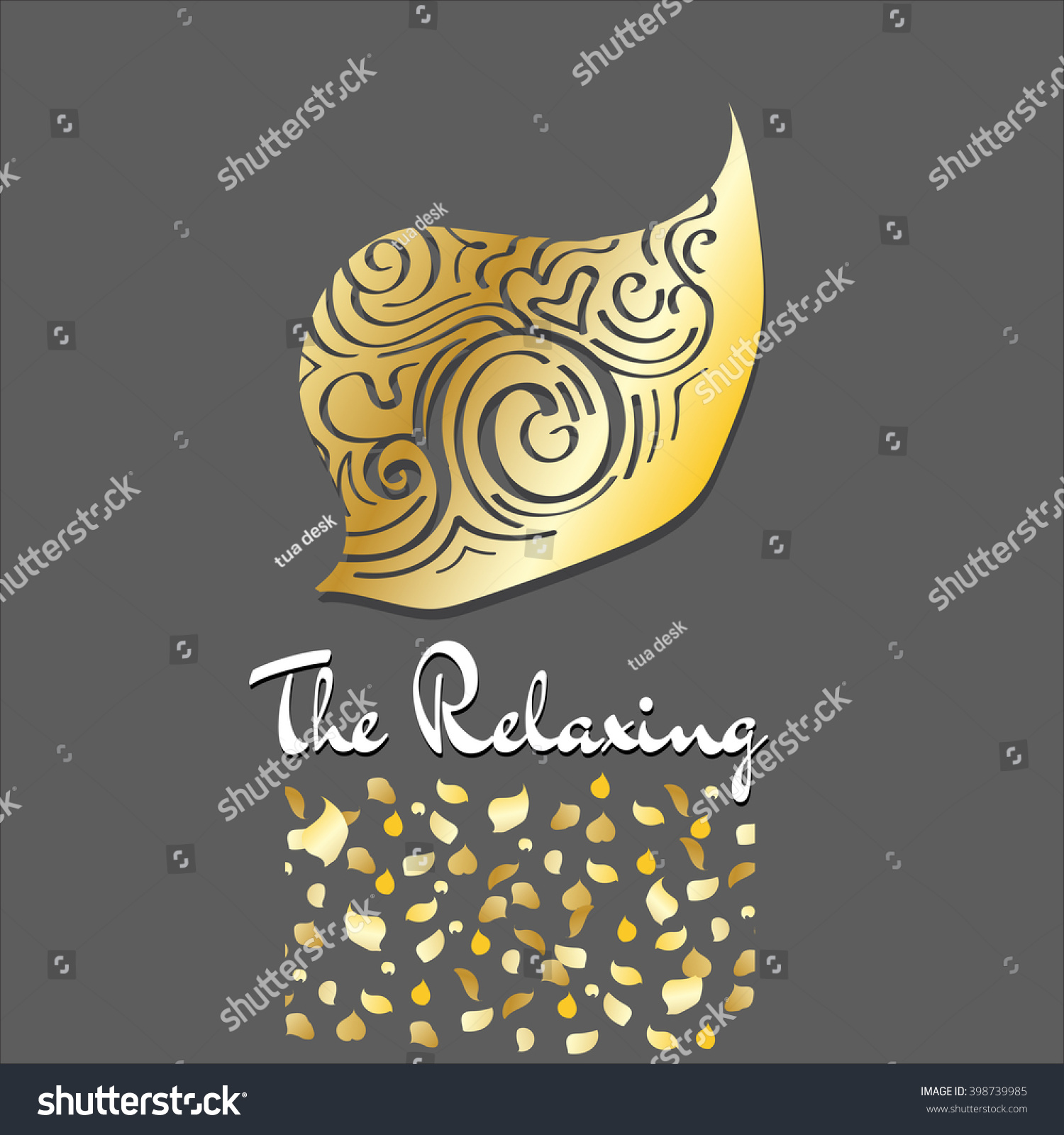 Logo About Relaxing Design Create By Stock Vector (Royalty Free ...