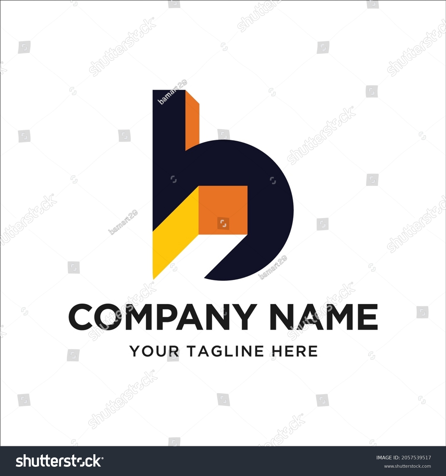 Logo B Box Simple Design Stock Vector (Royalty Free) 2057539517 ...