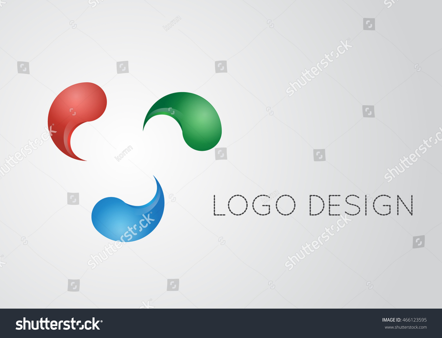 Logo Background Flat Icon Stock Vector (Royalty Free) 466123595