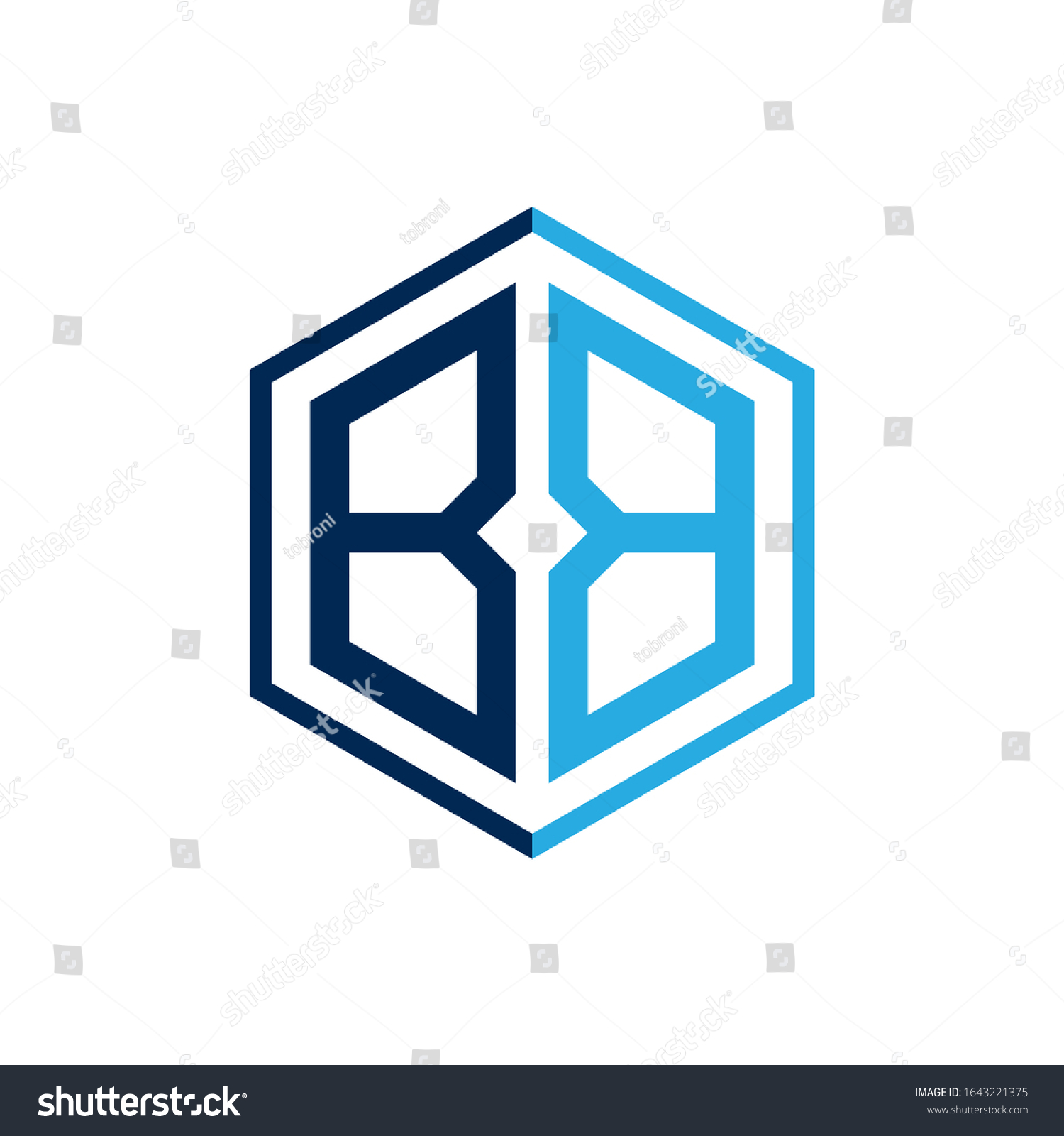 Logo Bb Design Vector Modern Graphic Stock Vector (Royalty Free ...