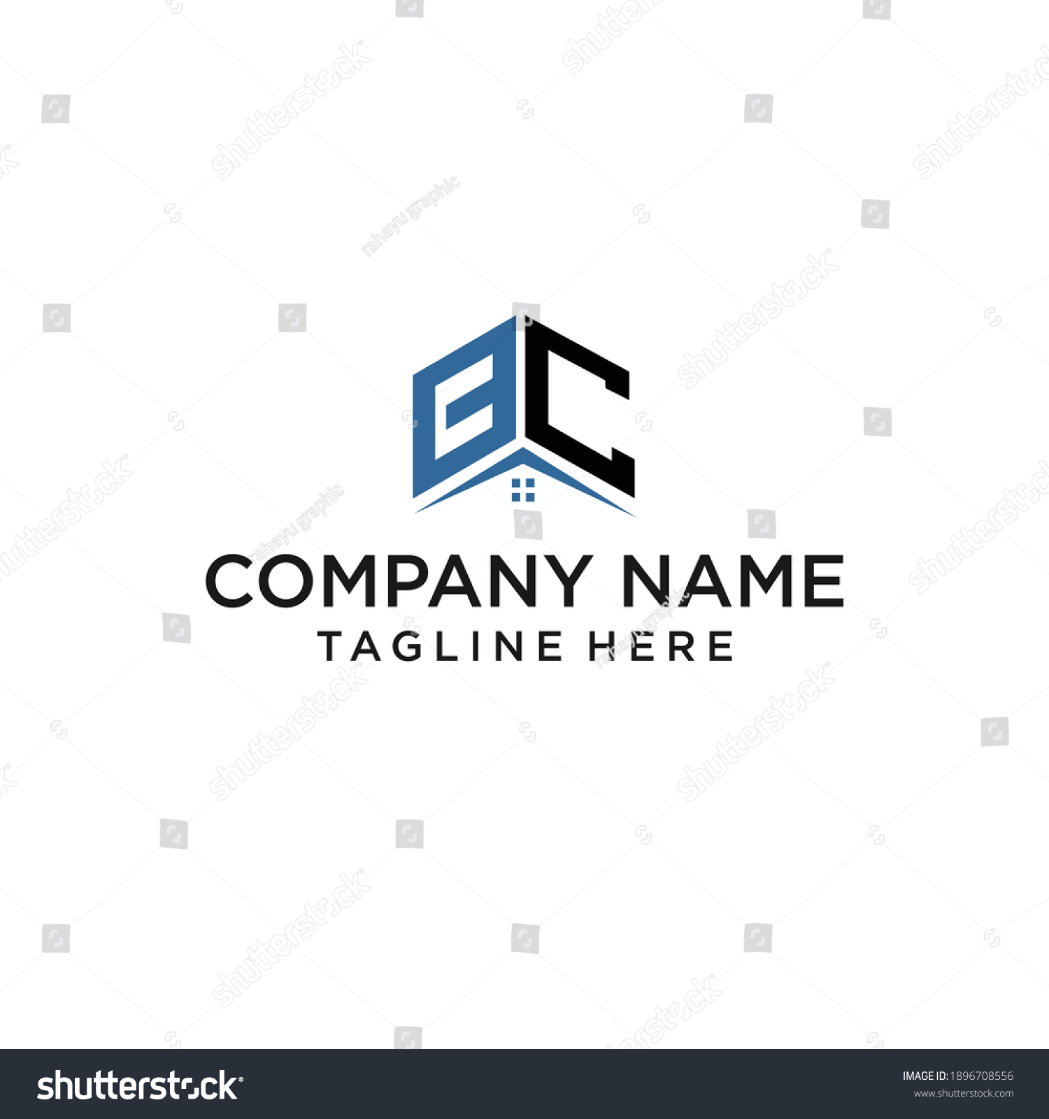 Logo Bc Icon Vector Symbol Stock Vector (Royalty Free) 1896708556 ...