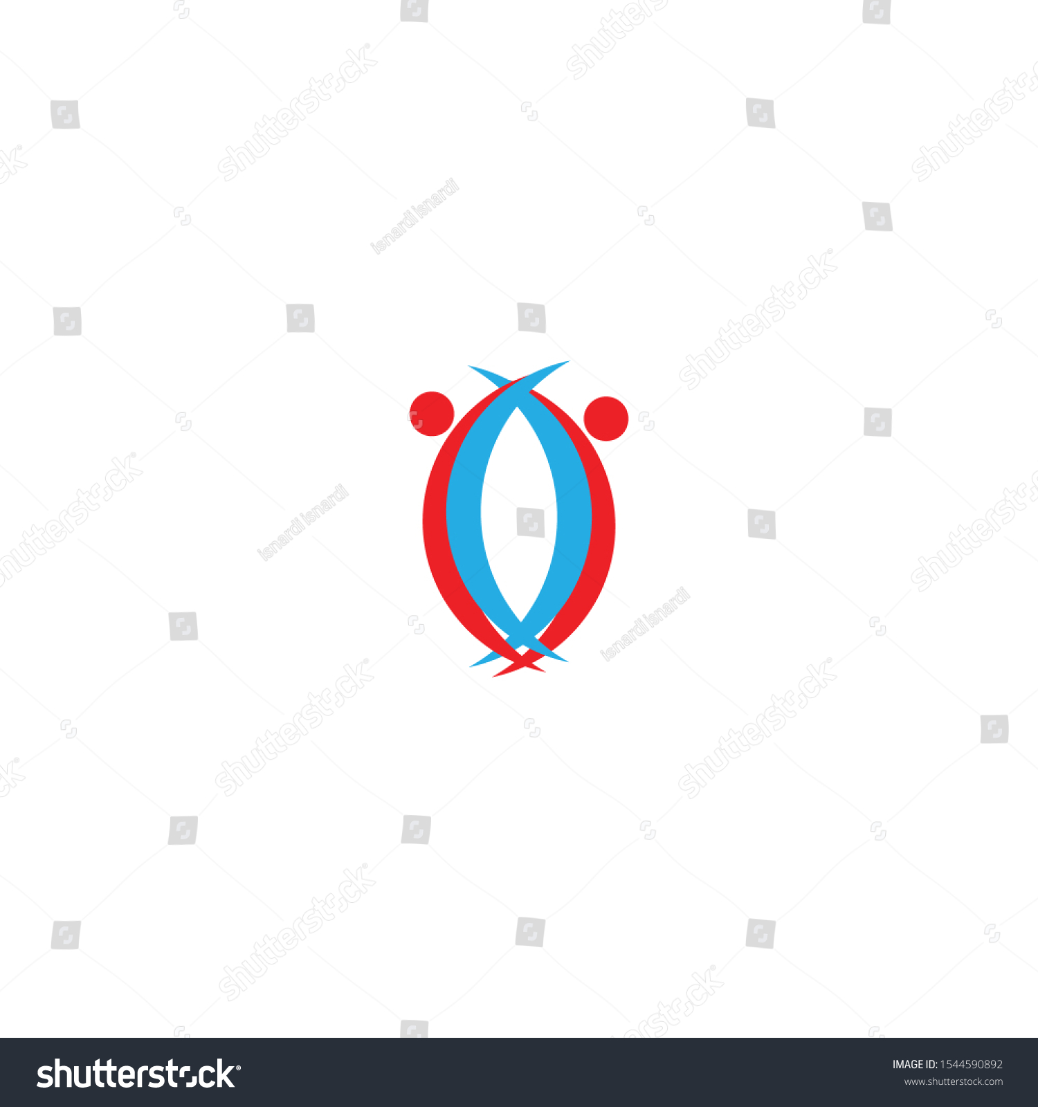 Logo Community Simple Desain Vector People Stock Vector (Royalty Free ...