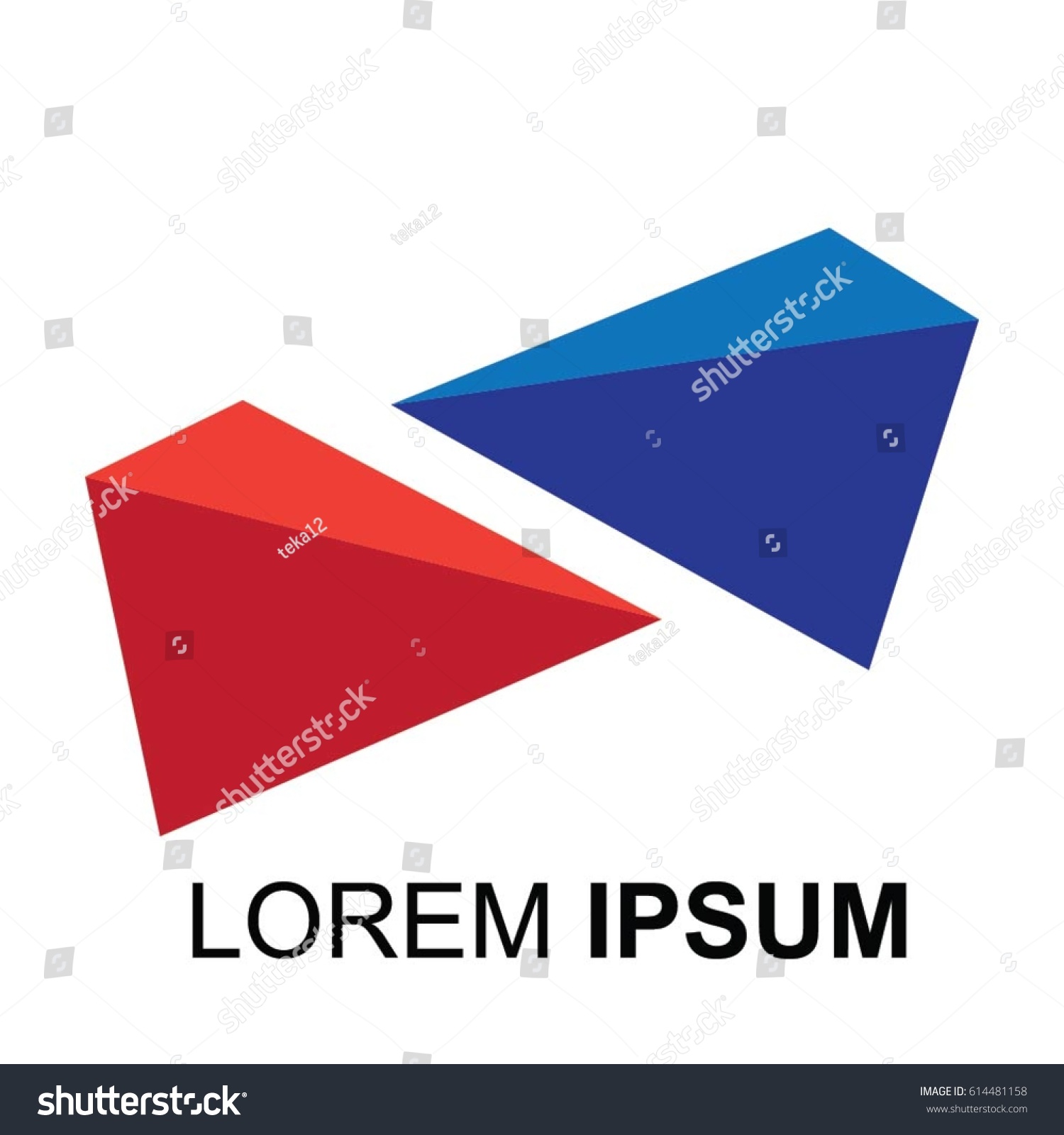Logo Company Name Vector Stock Vector (Royalty Free) 614481158