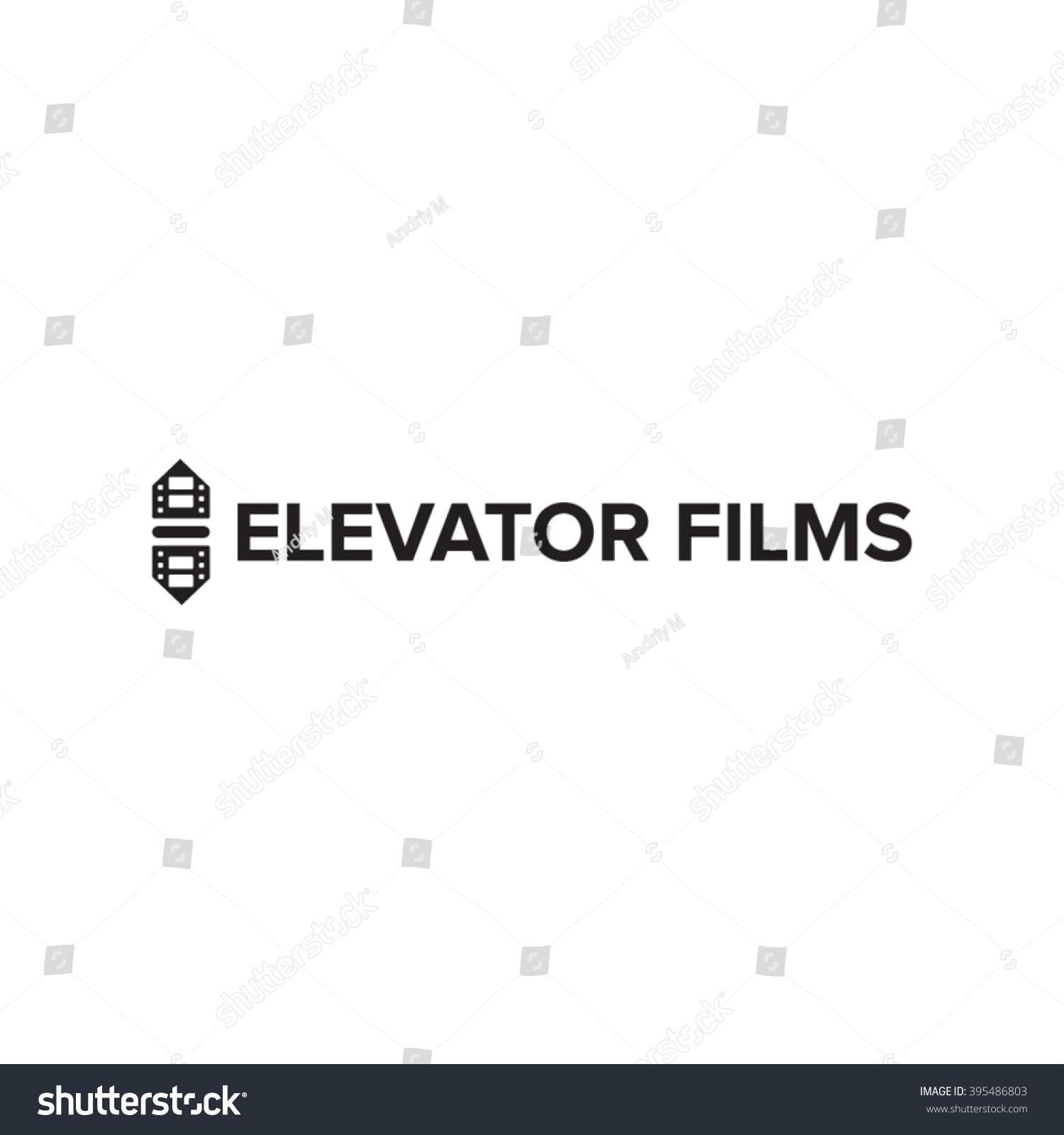 Logo Concept Elevator Films: เวกเตอร์สต็อก (ปลอดค่าลิขสิทธิ์) 395486803 ...