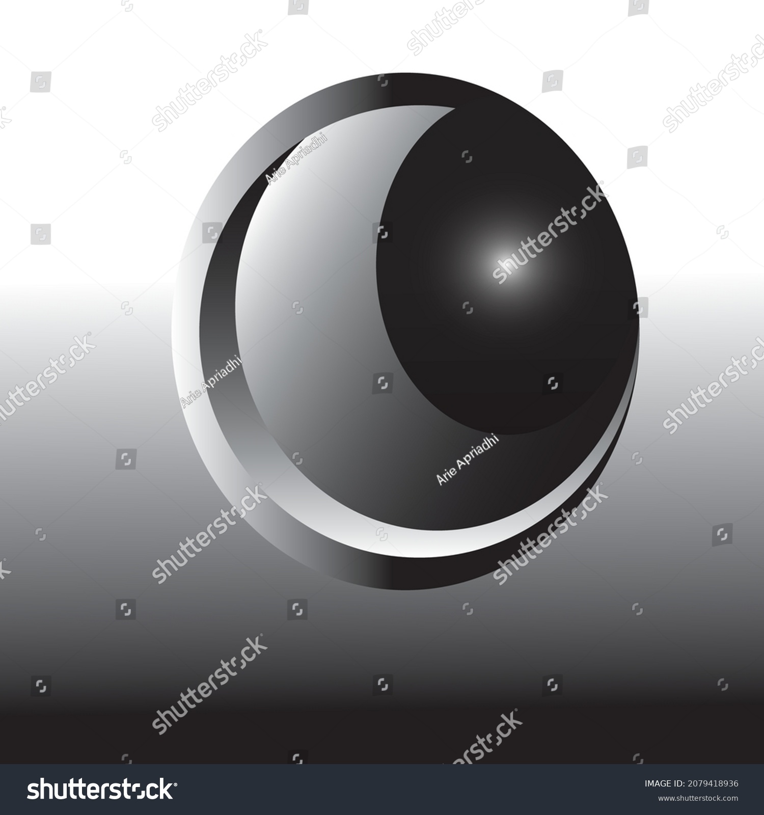 Logo 3d Star Vision Digital Stock Vector (Royalty Free) 2079418936 ...