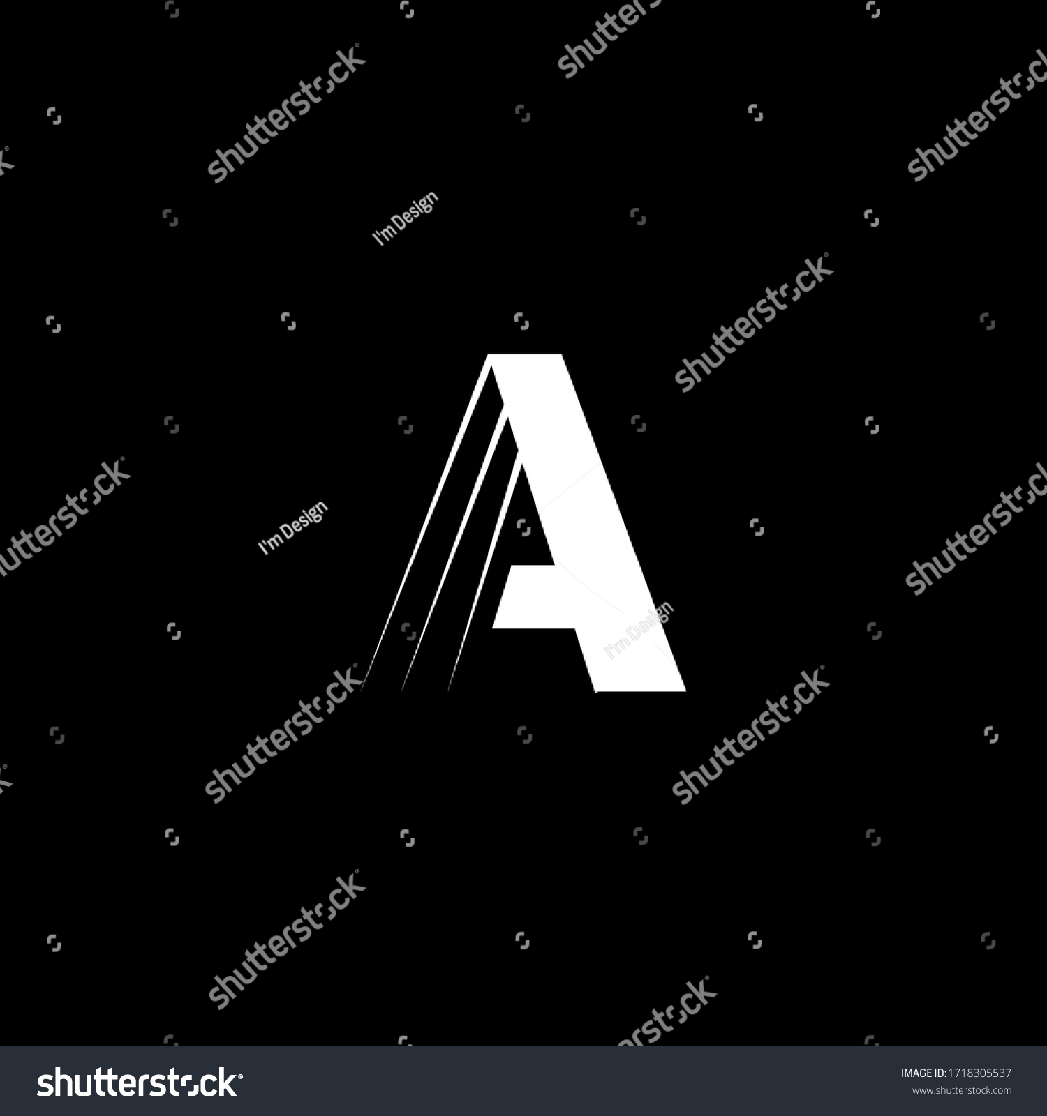 Diseño de logotipos Alfabeto A Vector: vector de stock (libre de ...