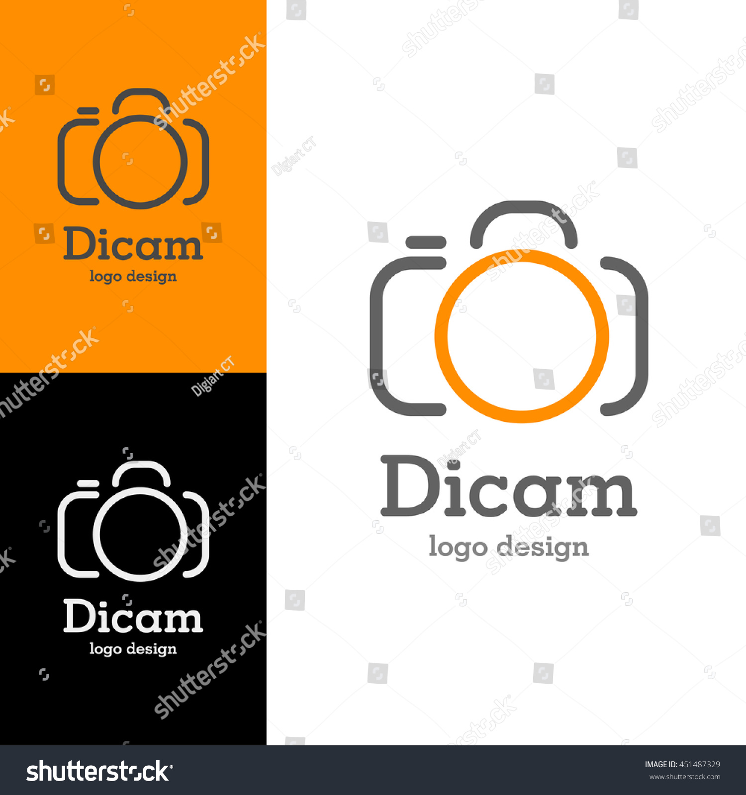 Logo Design Dicam Vector Eps10: vector de stock (libre de regalías ...