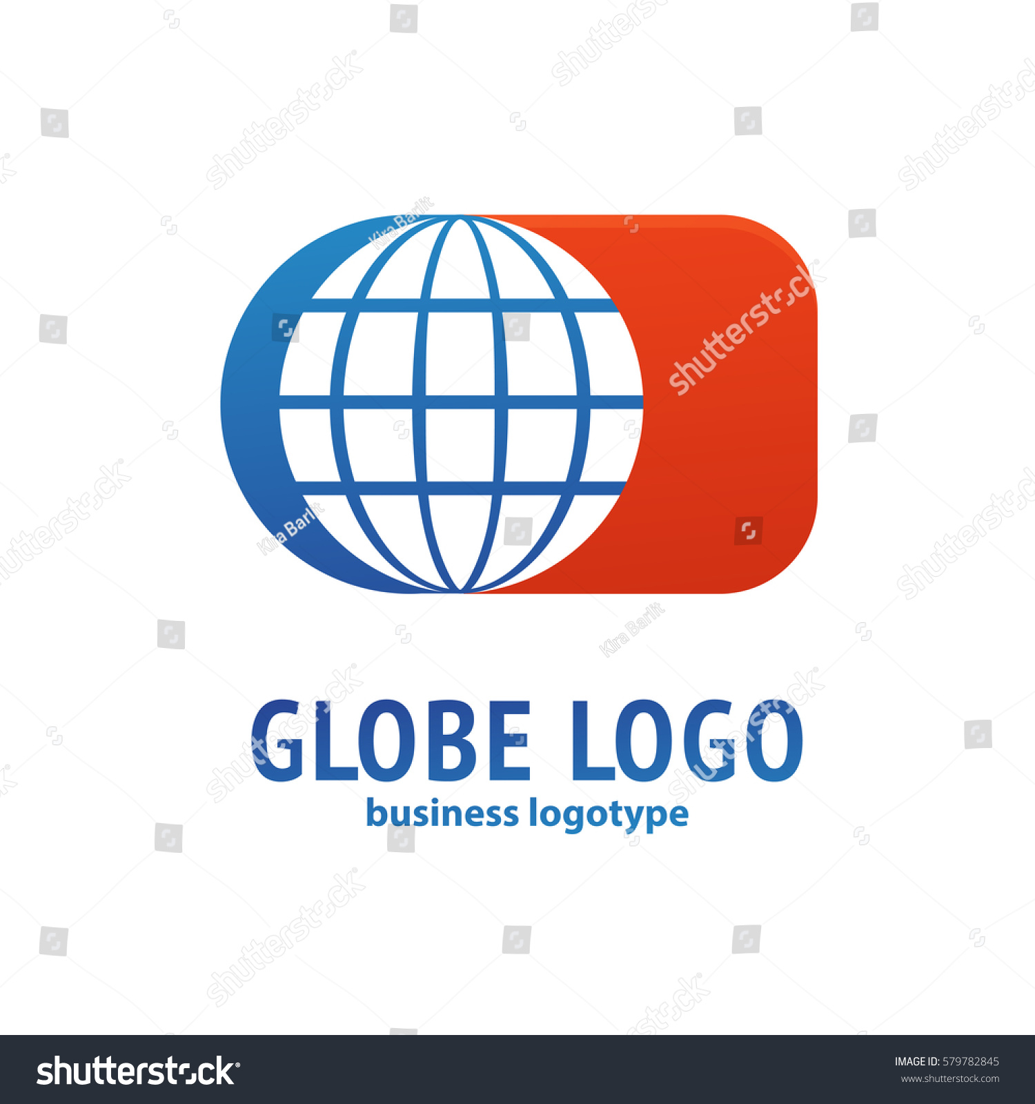 Logo Design Earth Vector Template Flat Stock Vector (Royalty Free ...