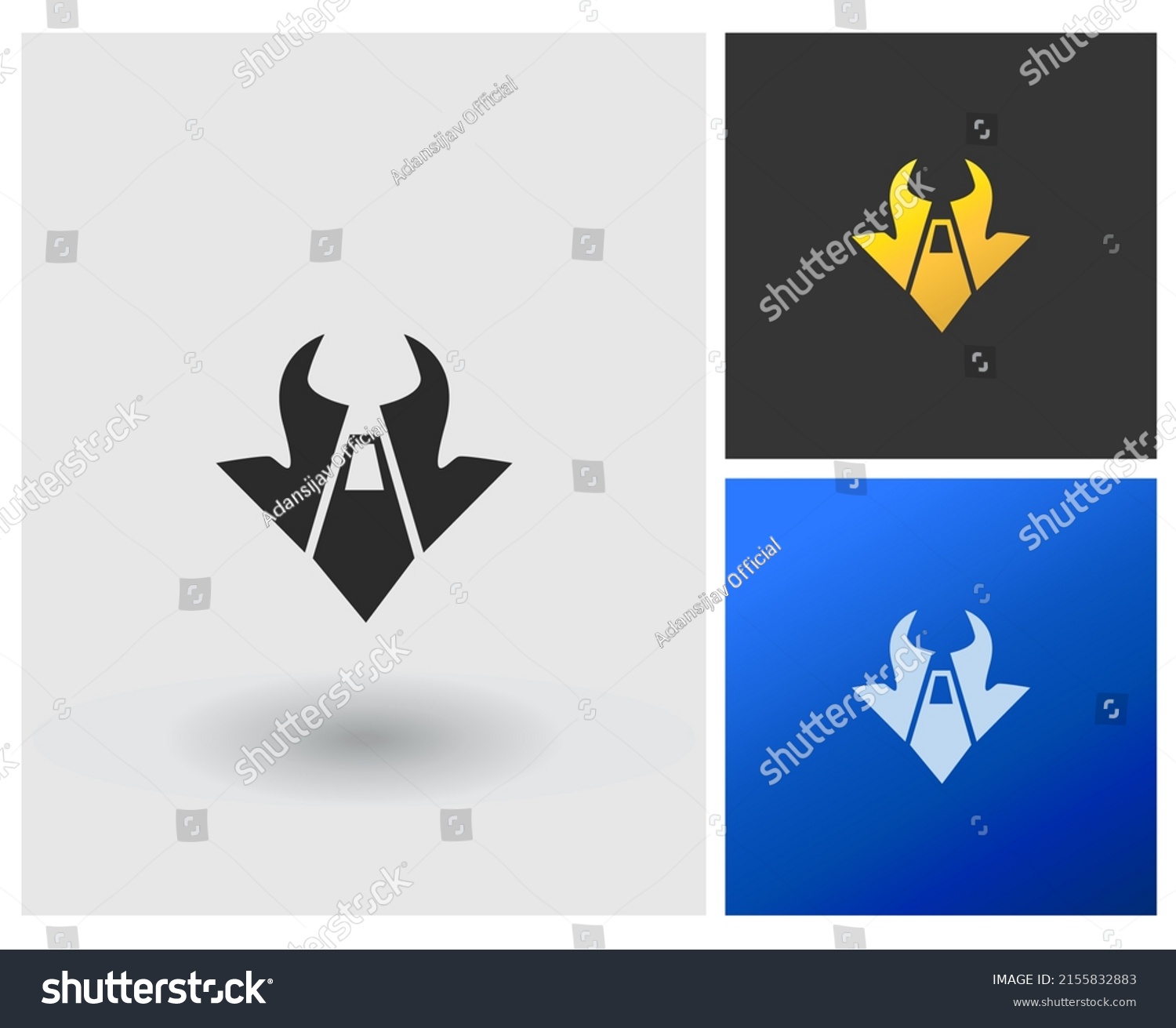 Logo Design Letter Shape Initial Lal Stock Vector (Royalty Free ...
