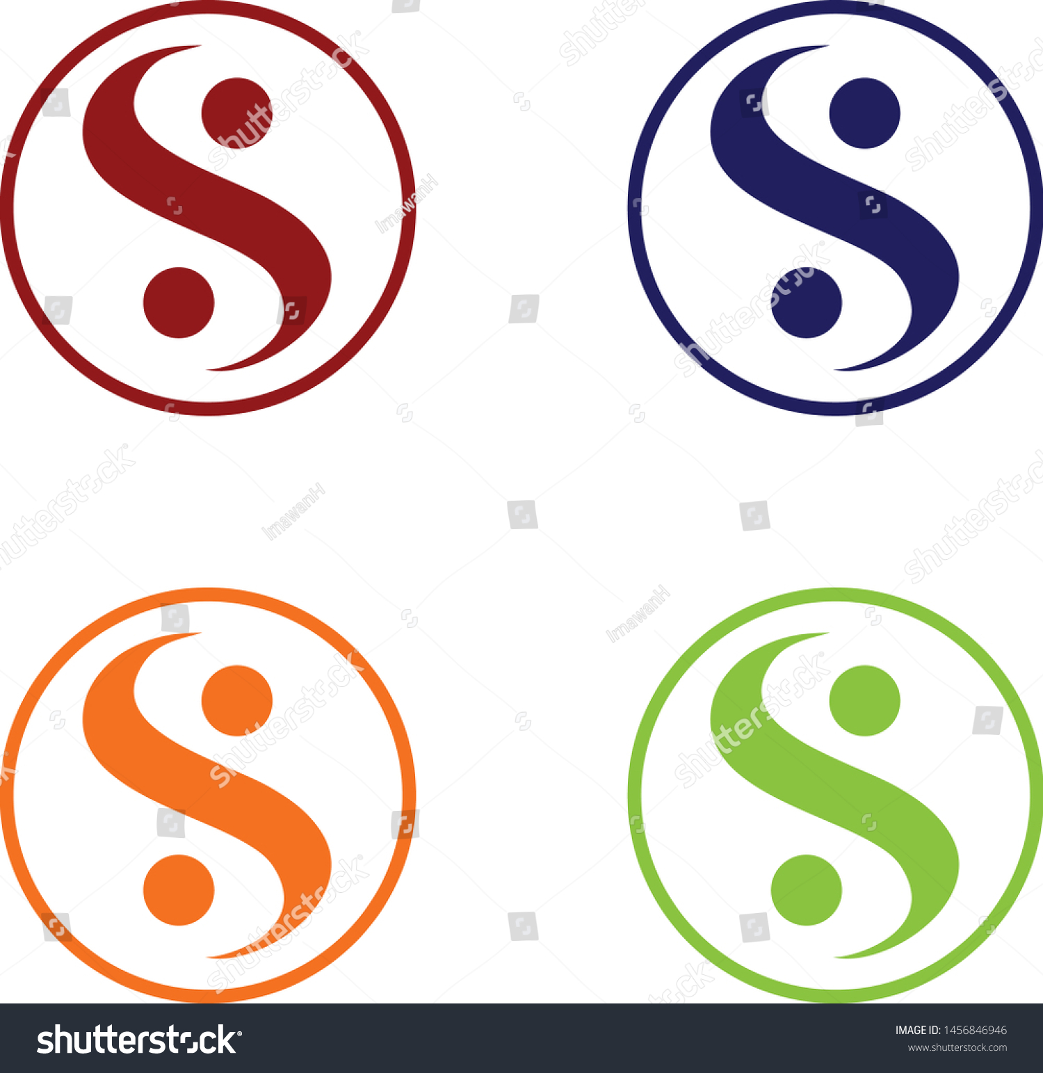Logo Design Vector Symbol Icon Letter Stock Vector (Royalty Free ...