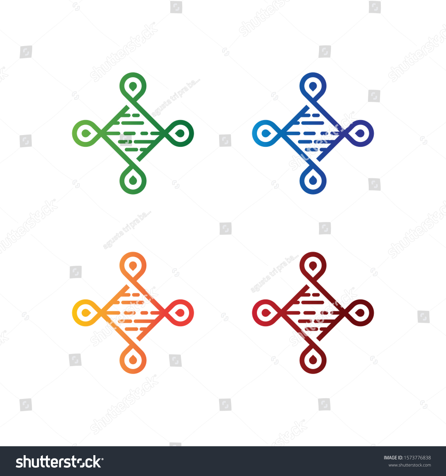 Logo Digital Network Fast Technology Vector Stock Vector (Royalty Free ...