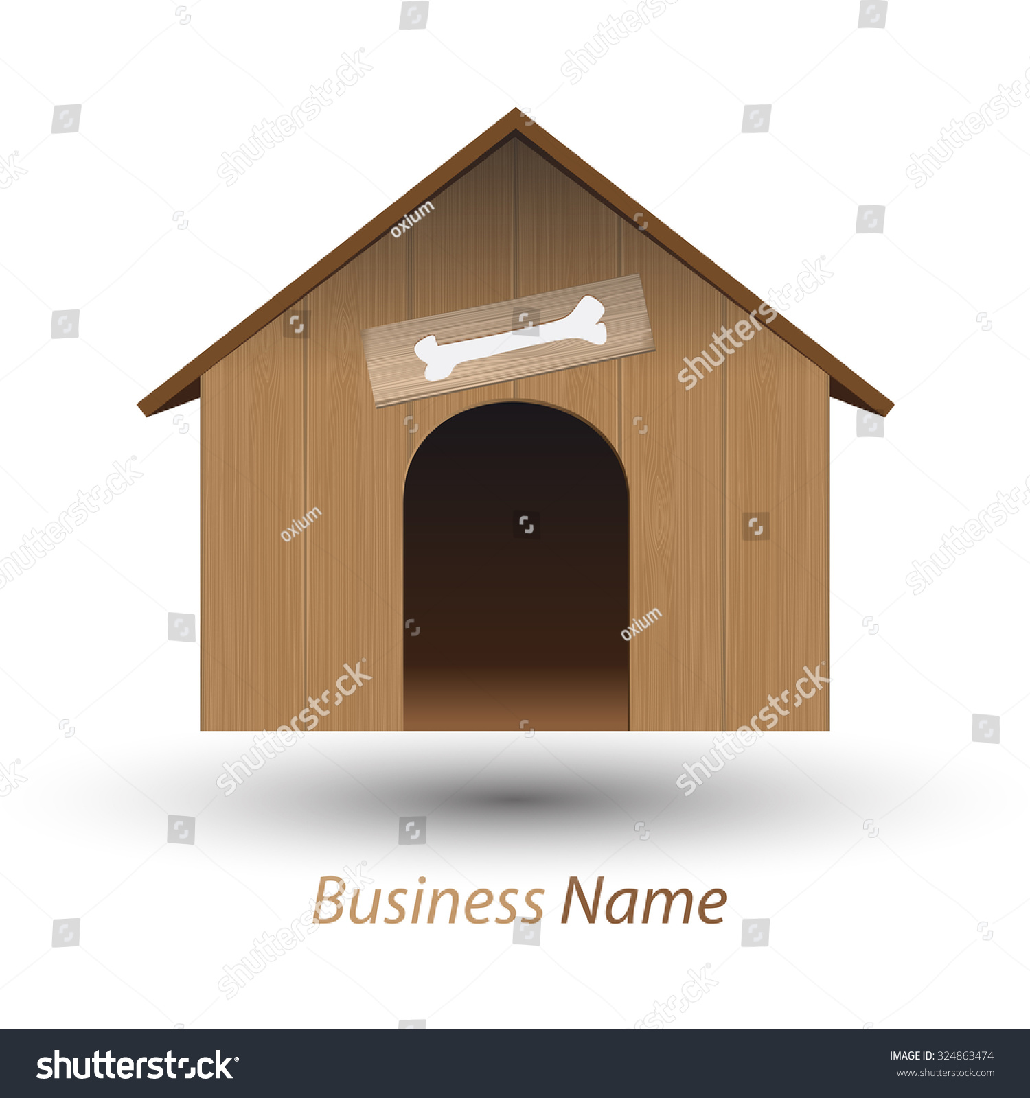 Logo Dog Kennel Stock Vector (Royalty Free) 324863474 | Shutterstock