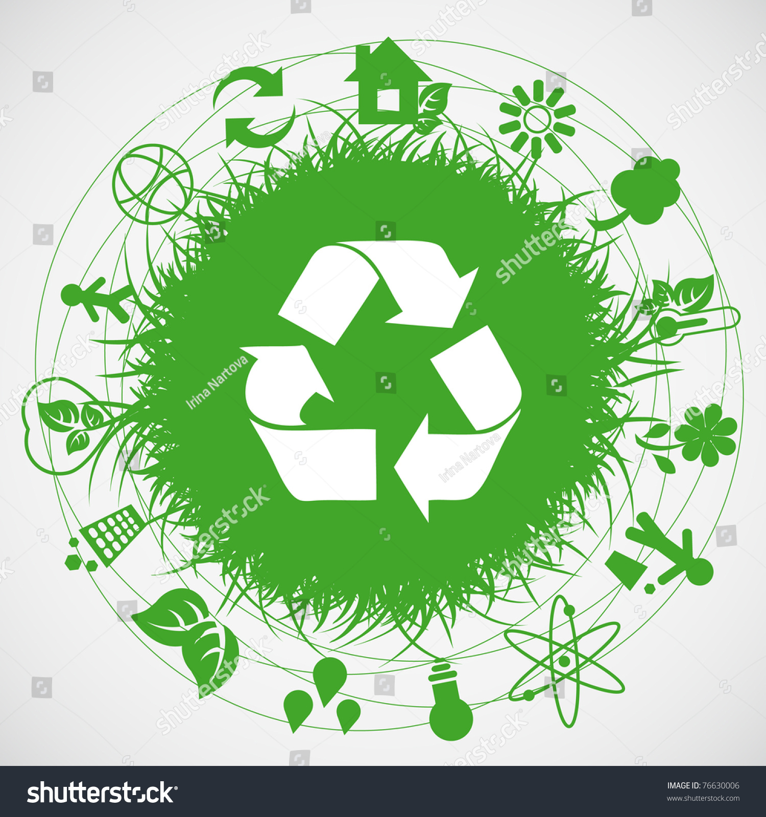 Logo Ecology Earth Stock Vector 76630006 - Shutterstock