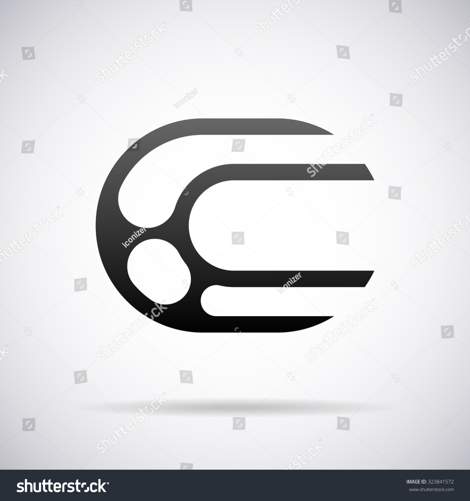 Logo Letter C Design Template Stock Vector (Royalty Free) 323841572 ...