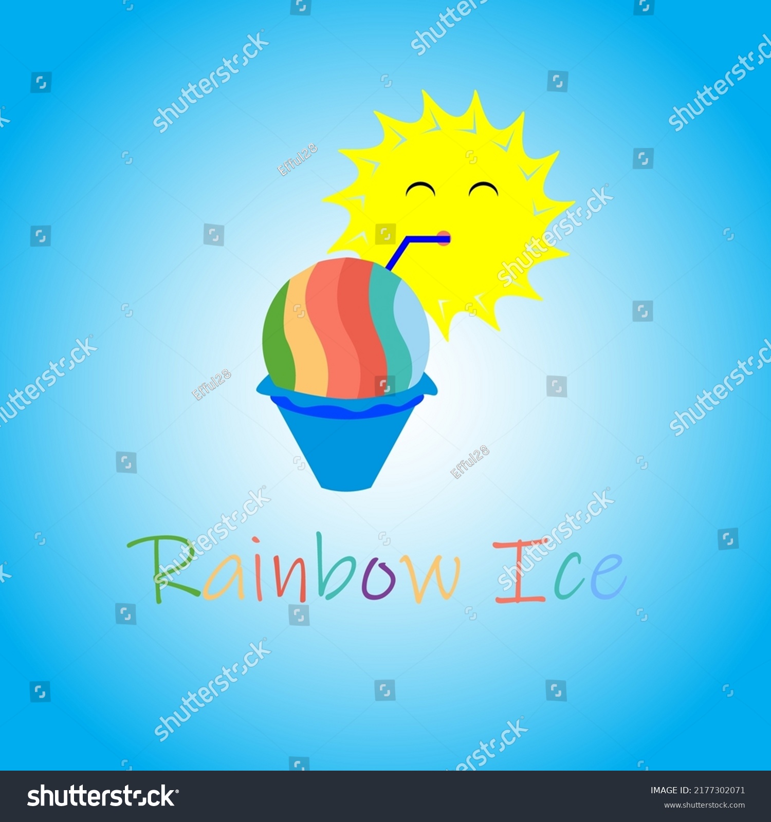 Logo Shaved Ice Shop Stock Vector (Royalty Free) 2177302071 | Shutterstock