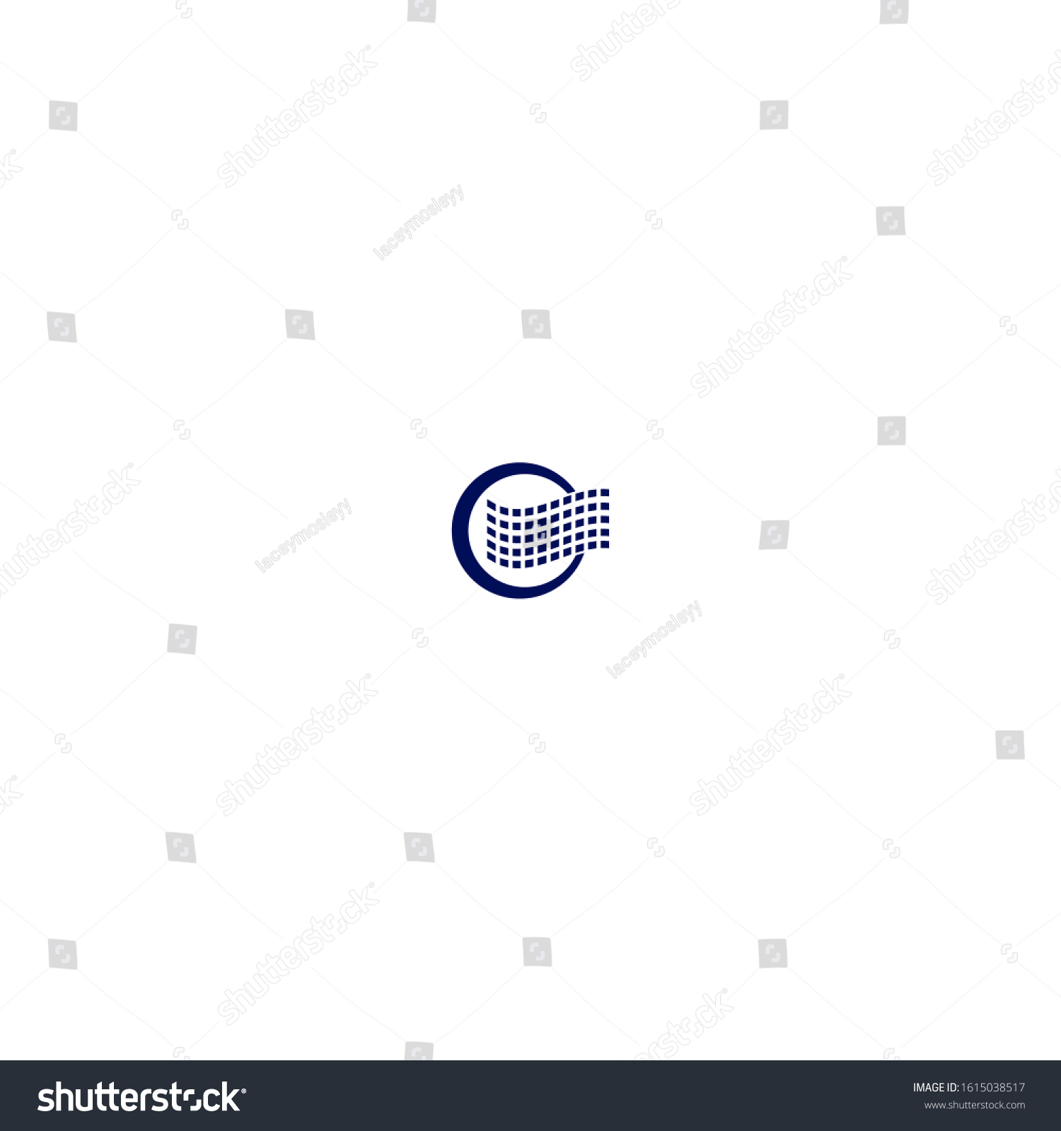 Vektor Stok Logo Form Digital Flag Modern Bold (Tanpa Royalti ...
