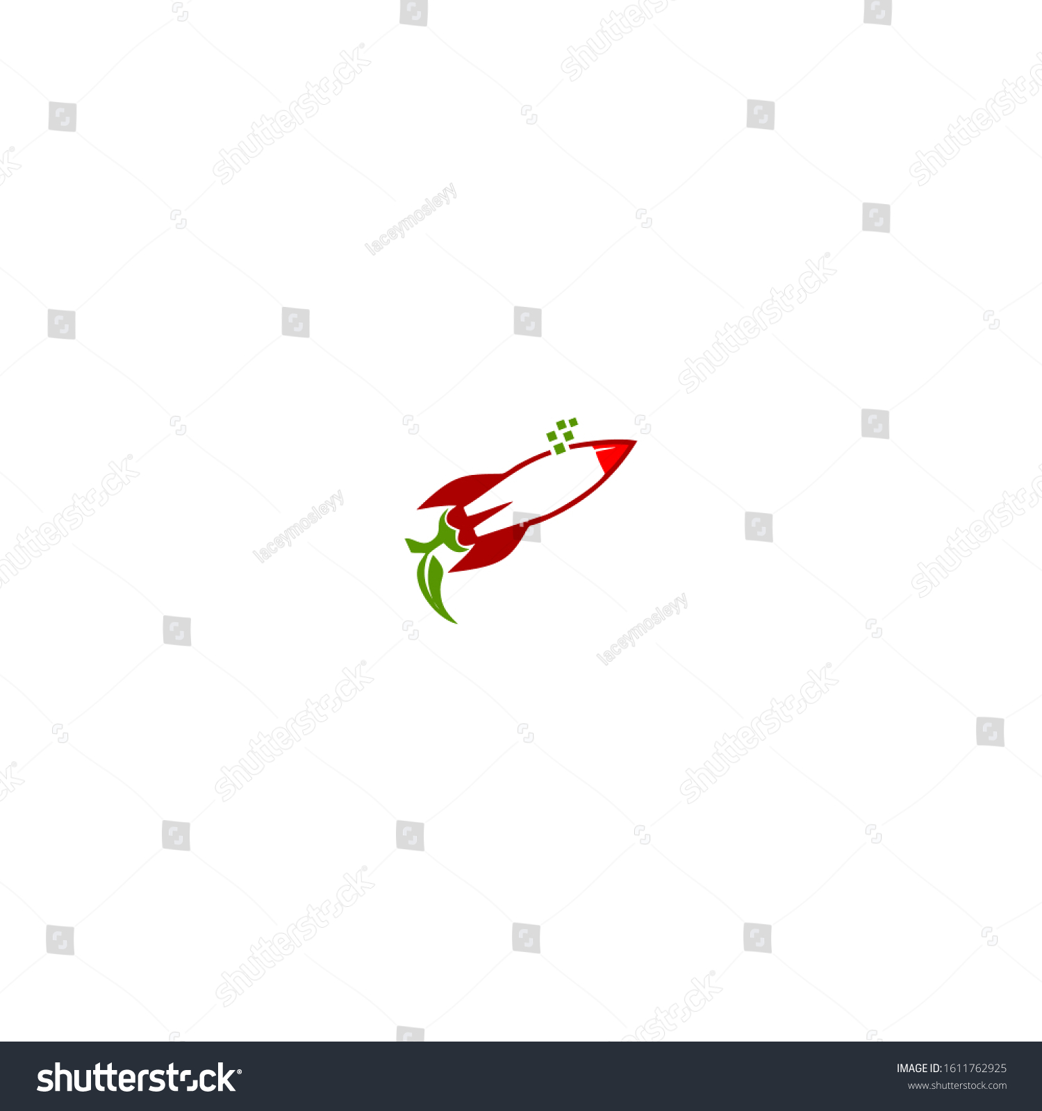 Logo Form Rocket Chilli Pepper: vector de stock (libre de regalías ...