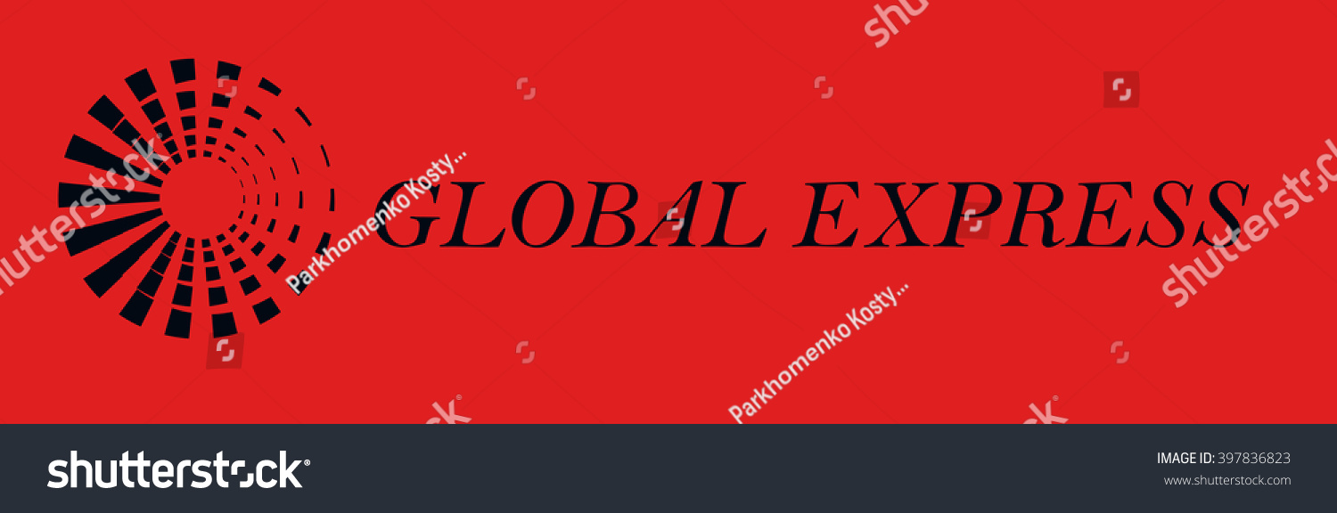 Logo Global Express Stock Vector (Royalty Free) 397836823