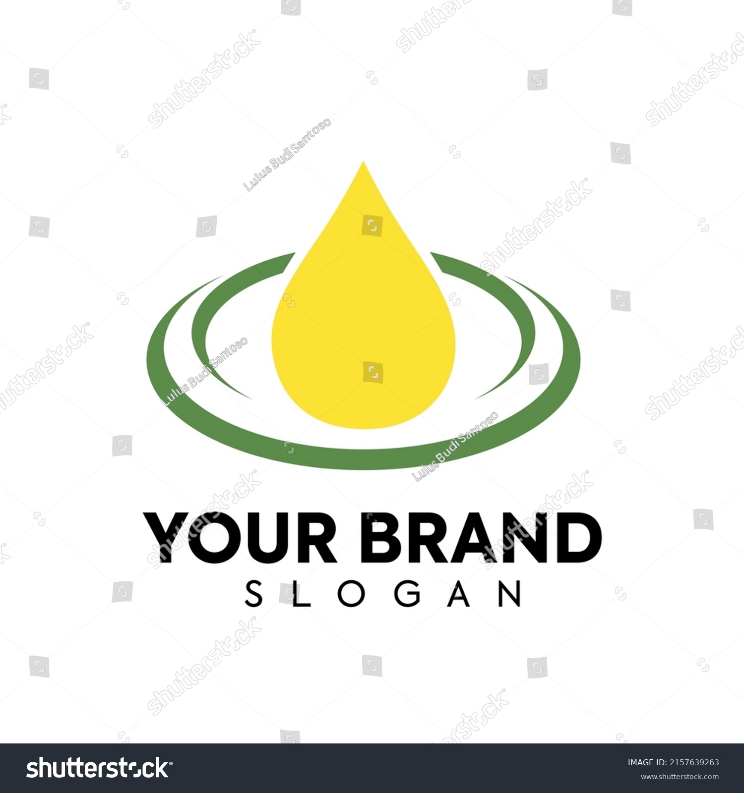 Logo Gold Drop Vector Illustration Stock Vector (Royalty Free ...