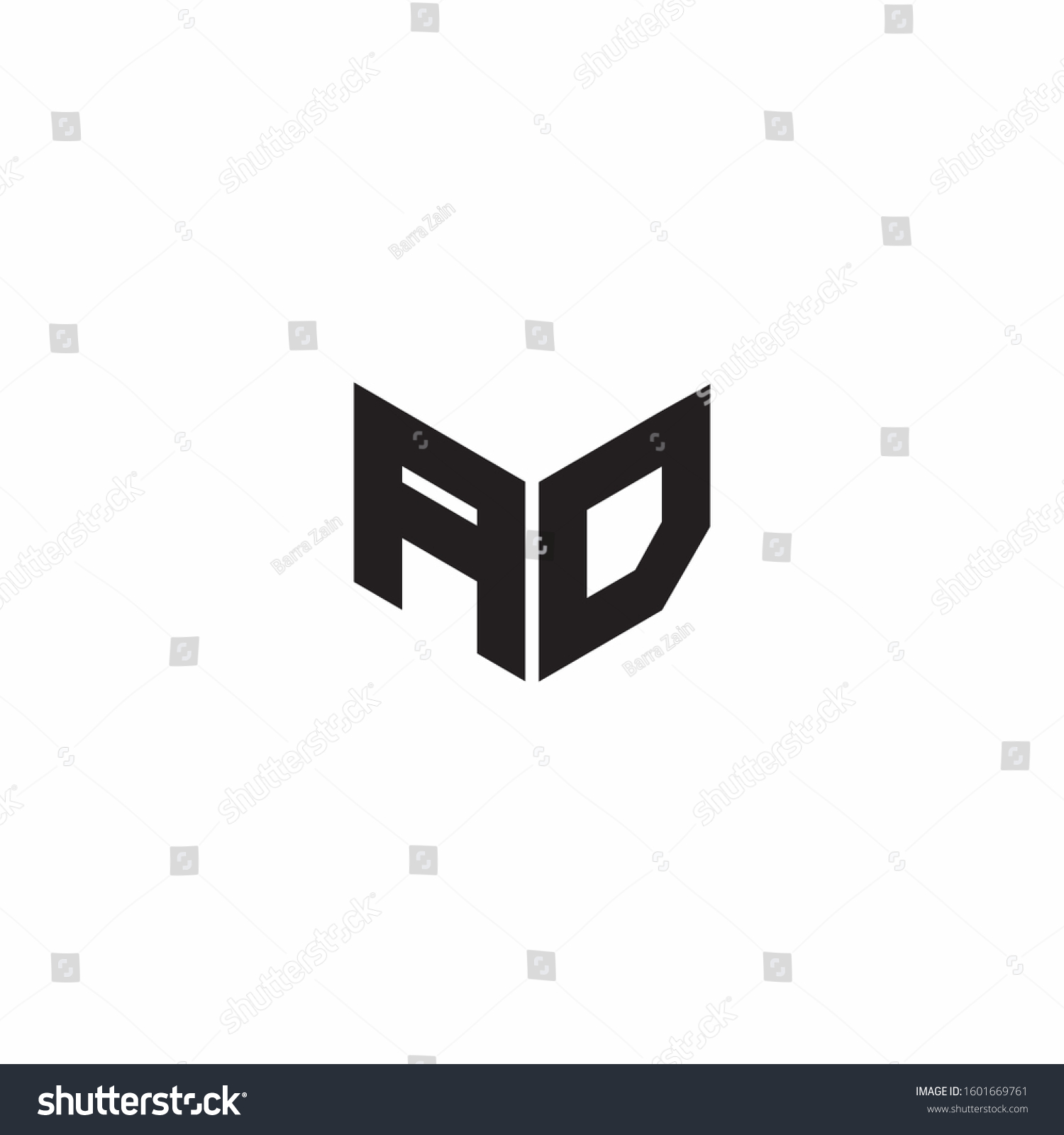 Logo Letter Monogram Initial Designs Template Stock Vector (Royalty ...
