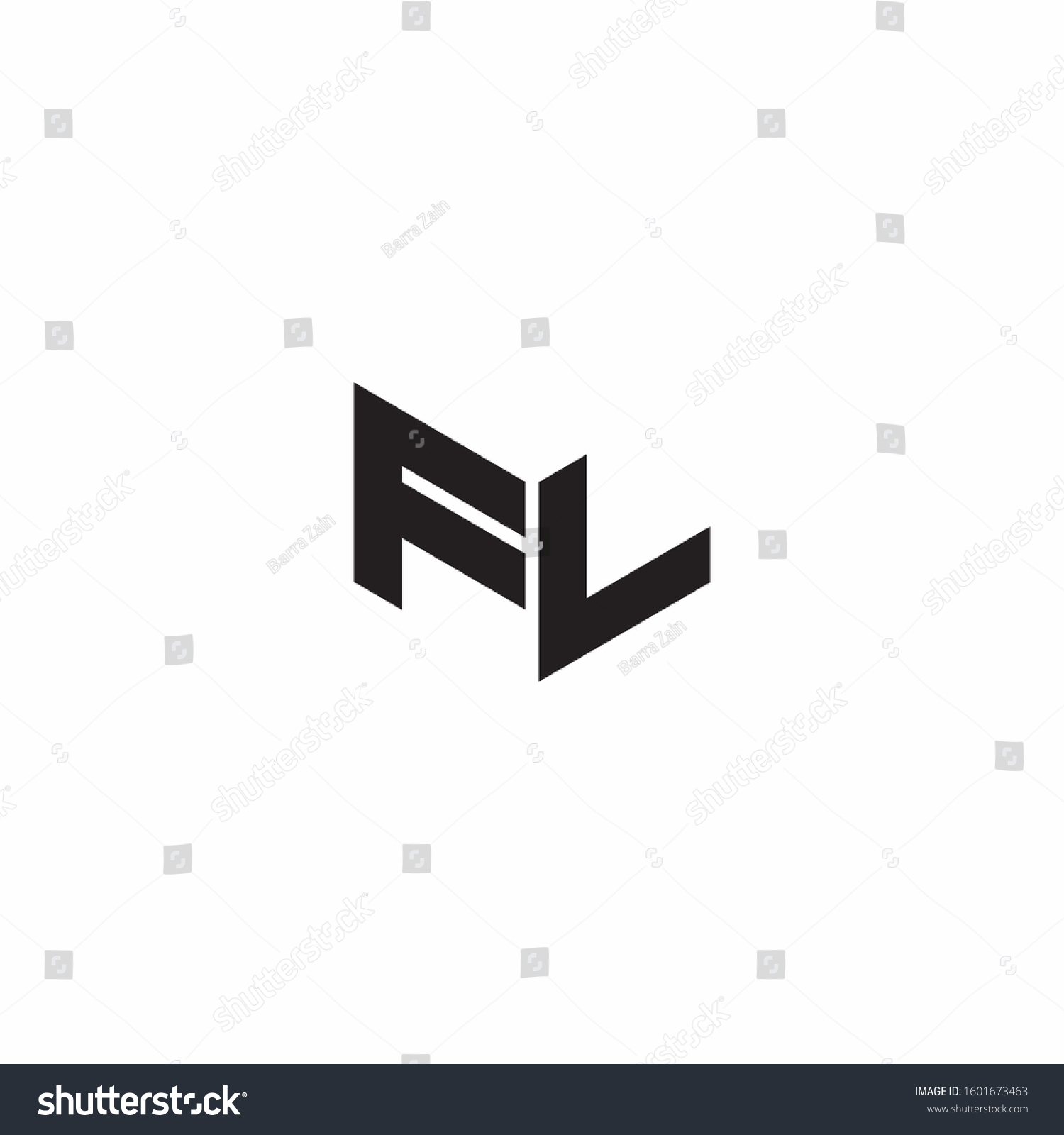 Logo Letter Monogram Initial Designs Template Stock Vector (Royalty ...