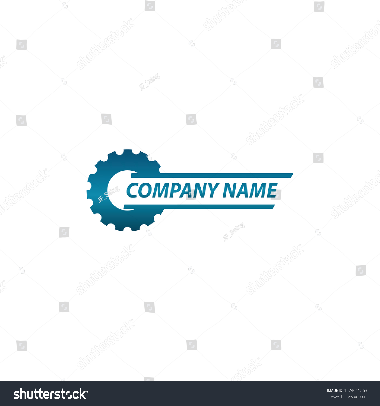 Logo Manufacturing Gear Design Elements: เวกเตอร์สต็อก (ปลอดค่า ...