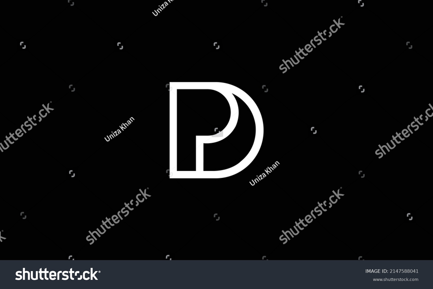 Logo Pd Initial Symbol Designs Logo Stock Vector (Royalty Free ...