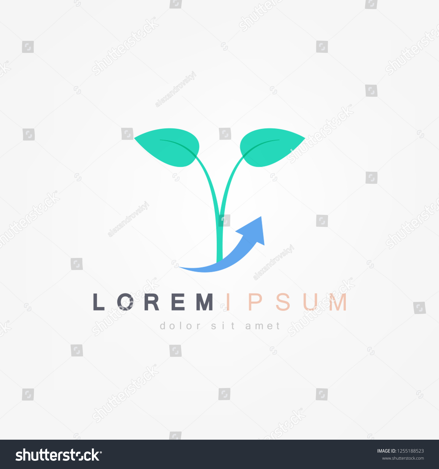 Logo Progress Icon Element Template Design Stock Vector (Royalty Free ...