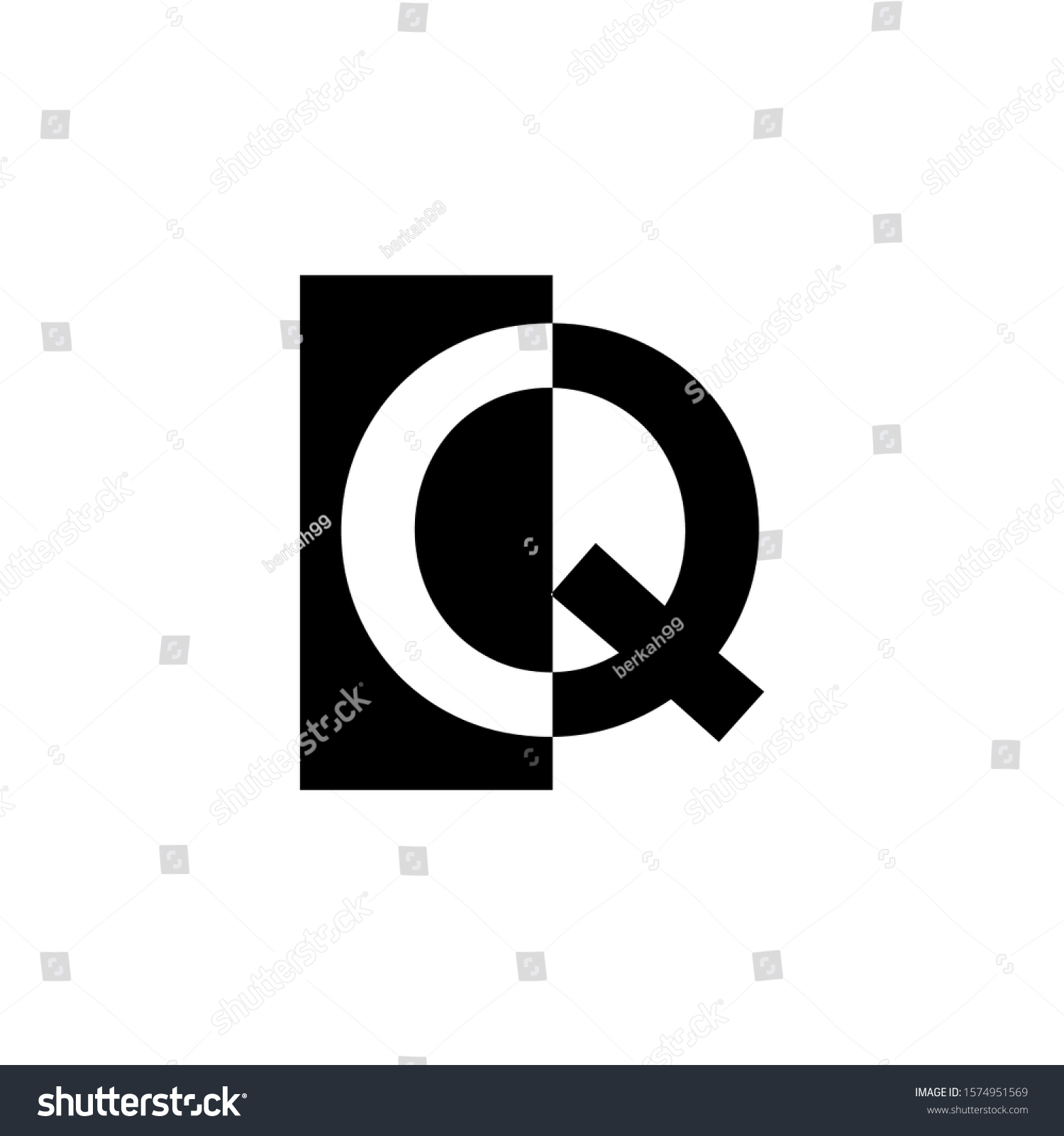 Logo Q Simple Modern Font Vector Stock Vector (Royalty Free) 1574951569 ...