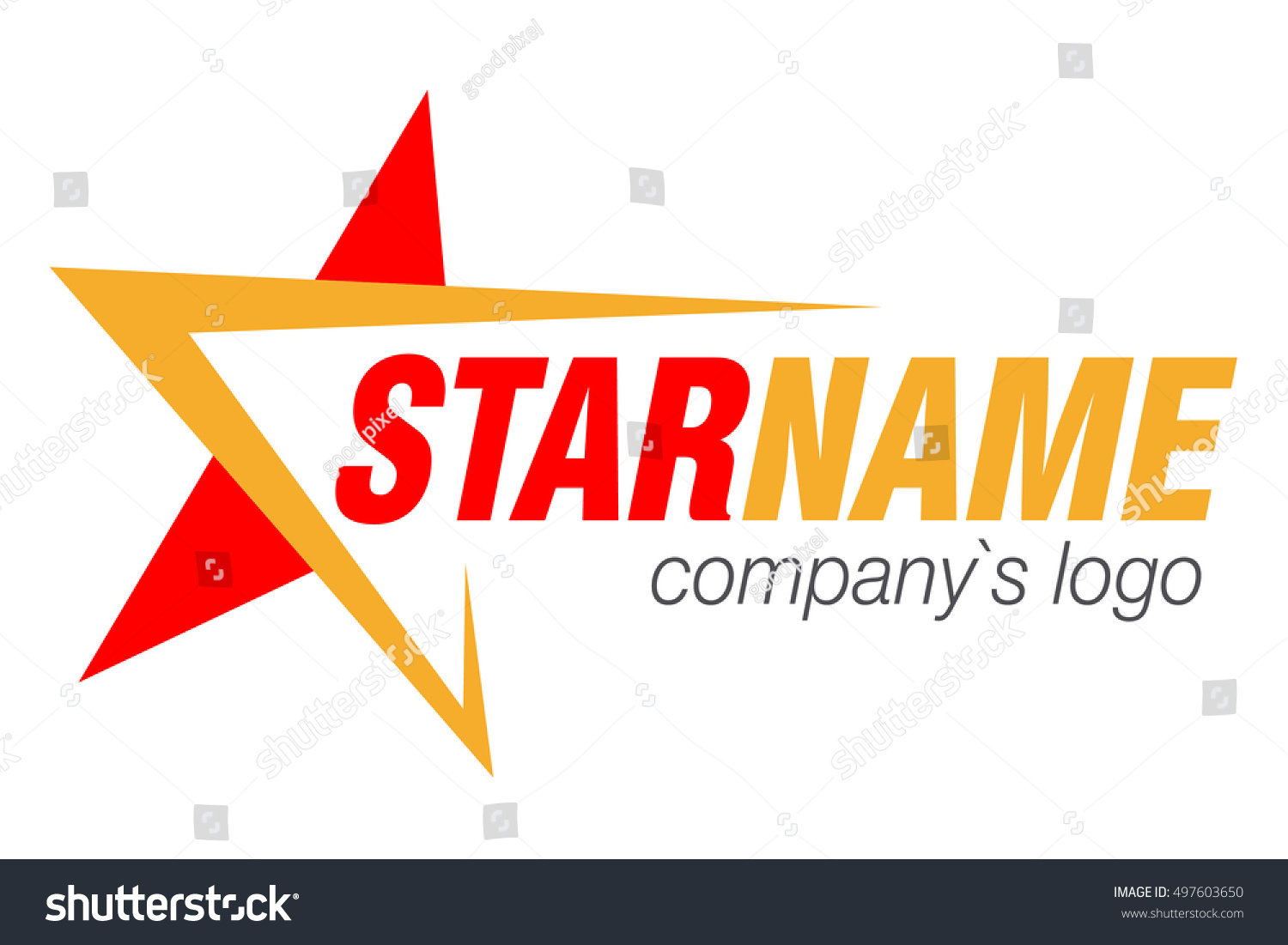 Logo Star Vector Illustration Stock Vector (Royalty Free) 497603650