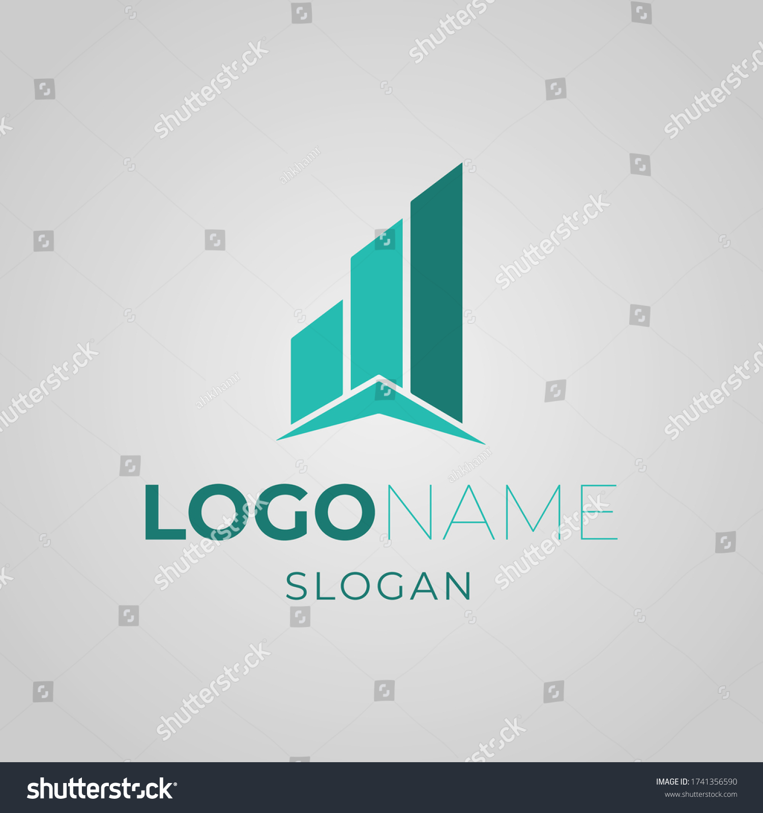 Logo Template Building Property Development Construction Stock Vector ...