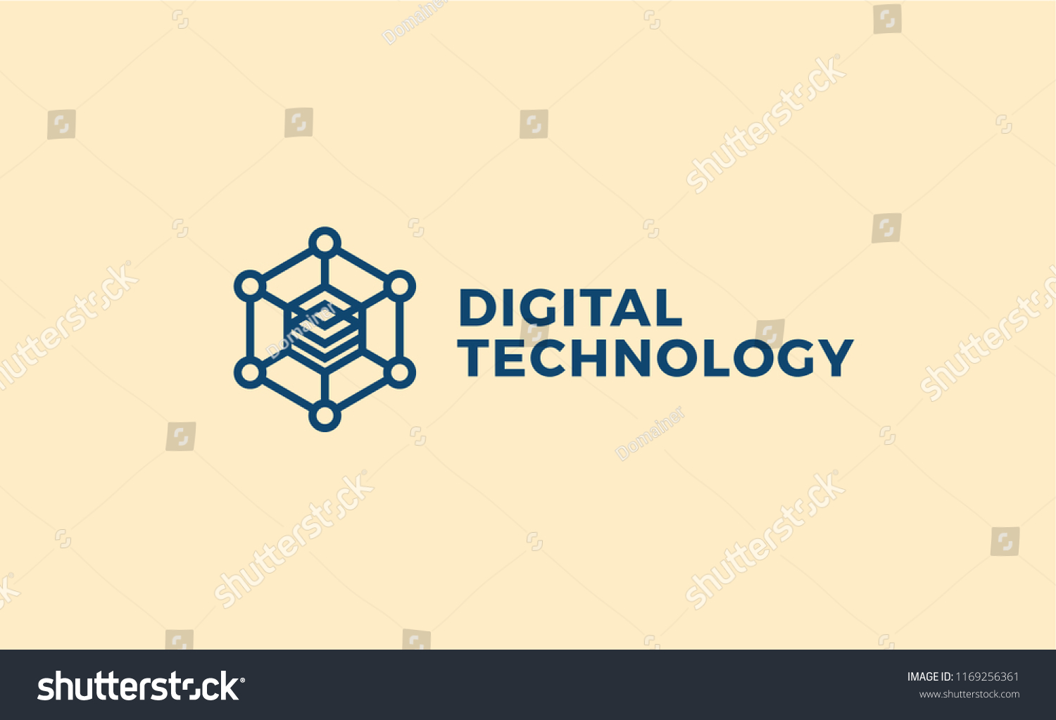 Logo Template Technology Science Vector Design Stock Vector (Royalty ...