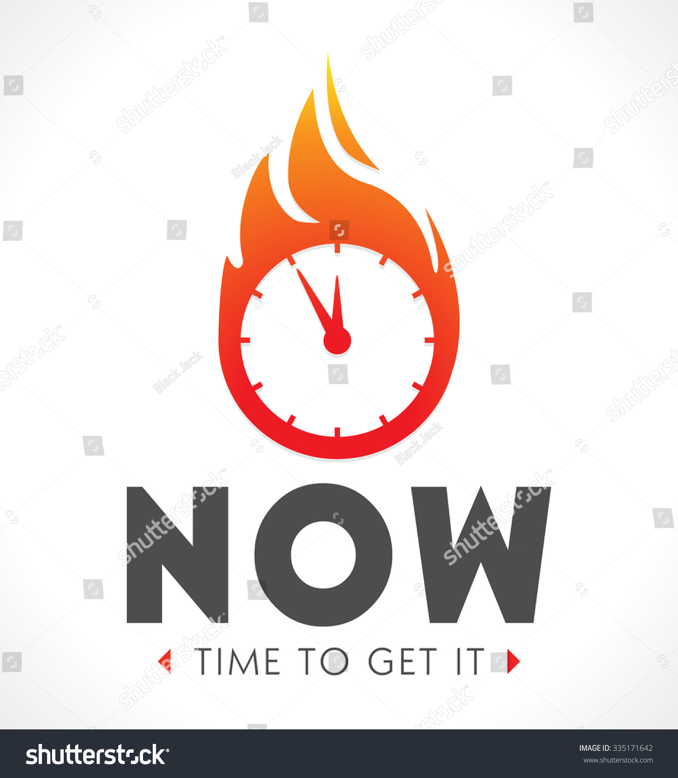 Logo Time Now Stock Vector (Royalty Free) 335171642