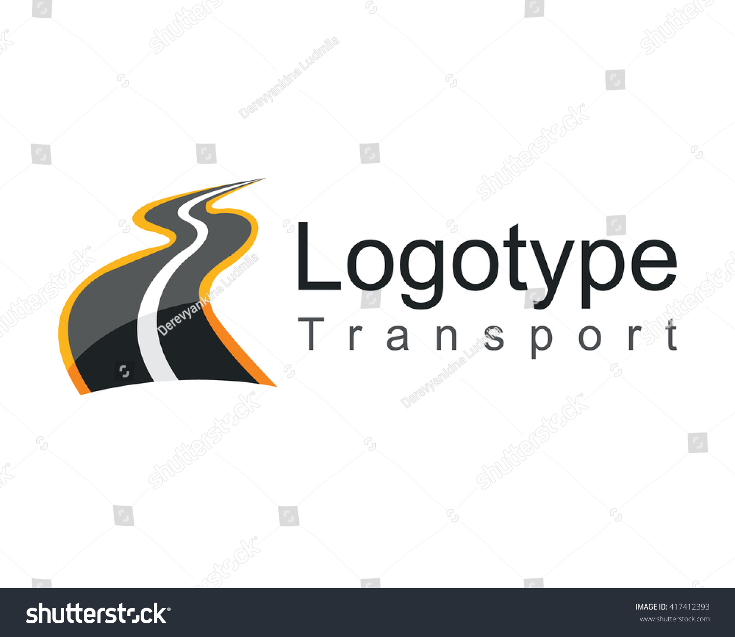 Logo Transport Template Design Vector Stock Vector (Royalty Free) 417412393