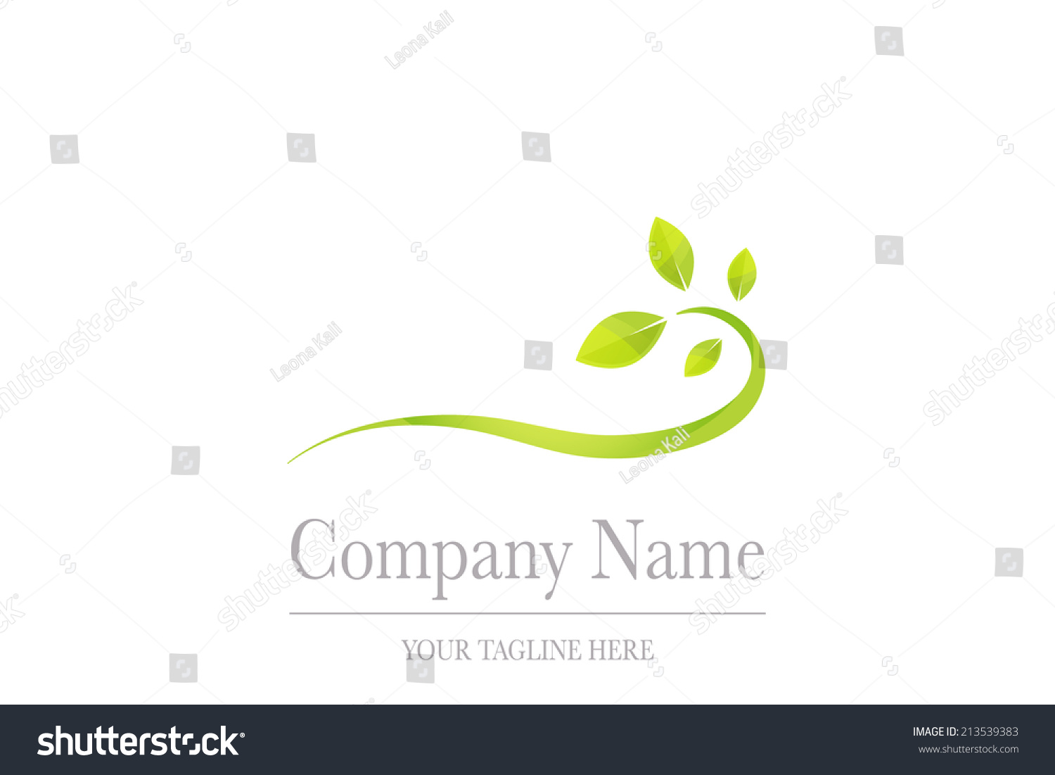 Logo Trees Original Vector Letterhead Design : image vectorielle de ...