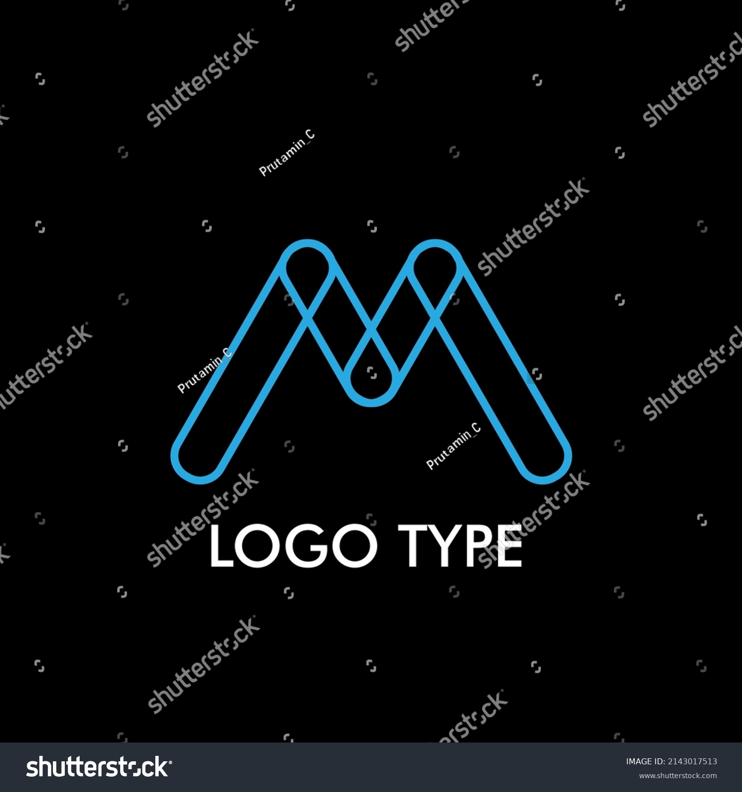 Logo Type Initial Name Technology Company Stock Vector (Royalty Free ...