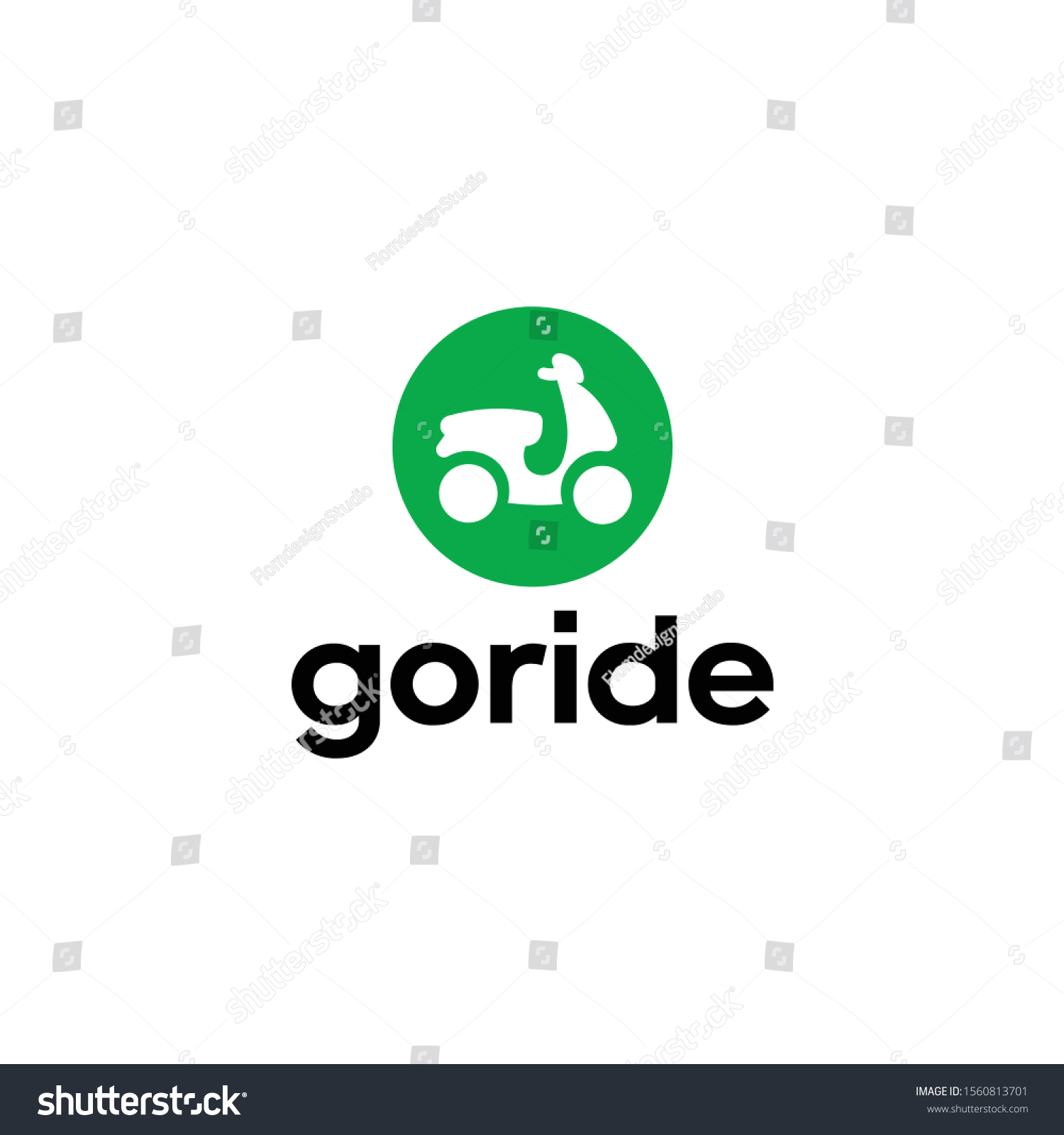 Logo Vector Goride Partnership Template Modern Stock Vector (Royalty ...
