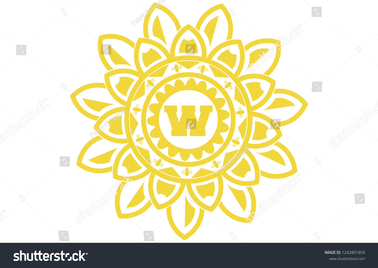Logo Vector Letter W Template Vector Stock Vector (Royalty Free ...