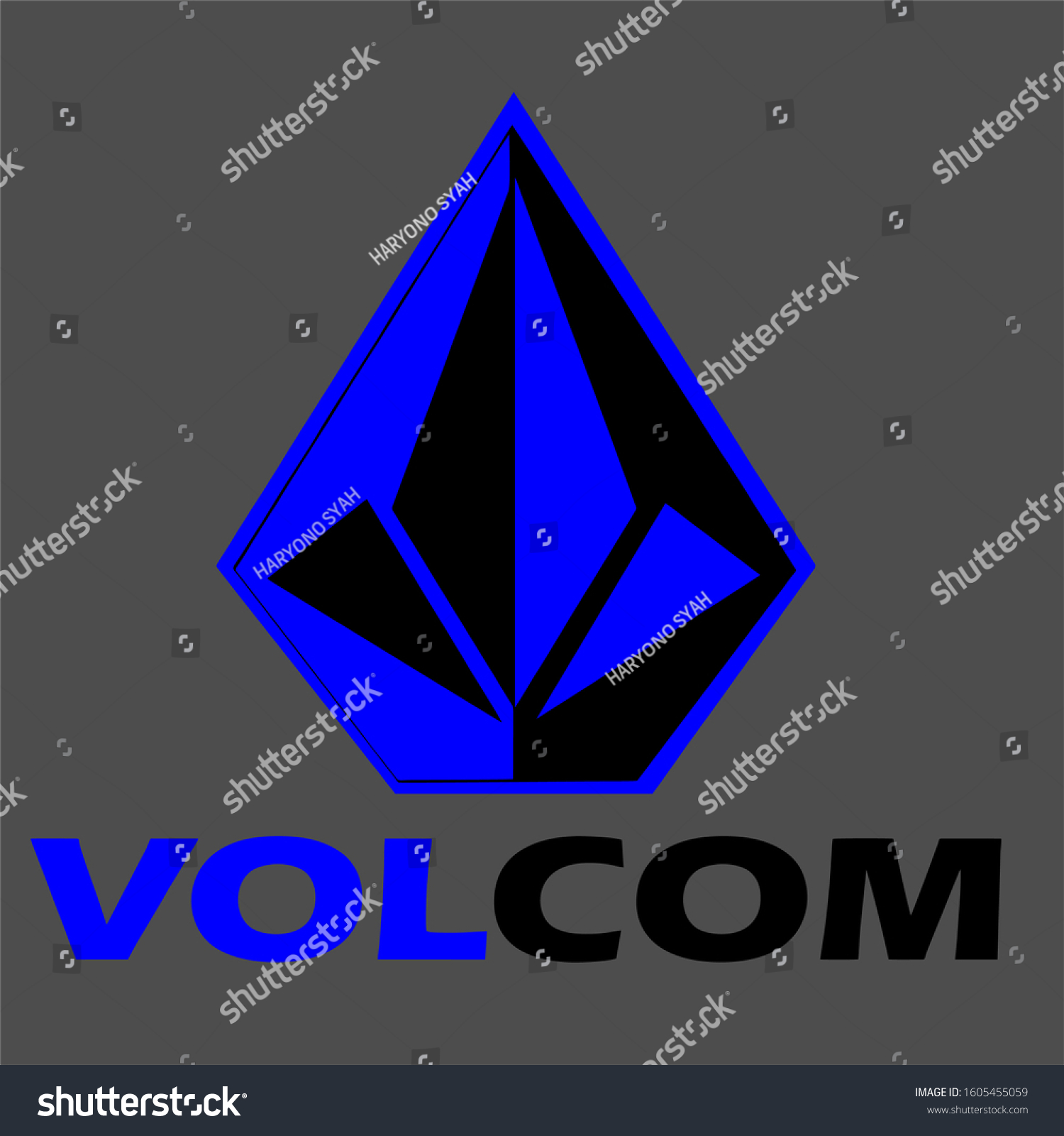 Logo Volcom Simple Desigen Art: vector de stock (libre de regalías ...