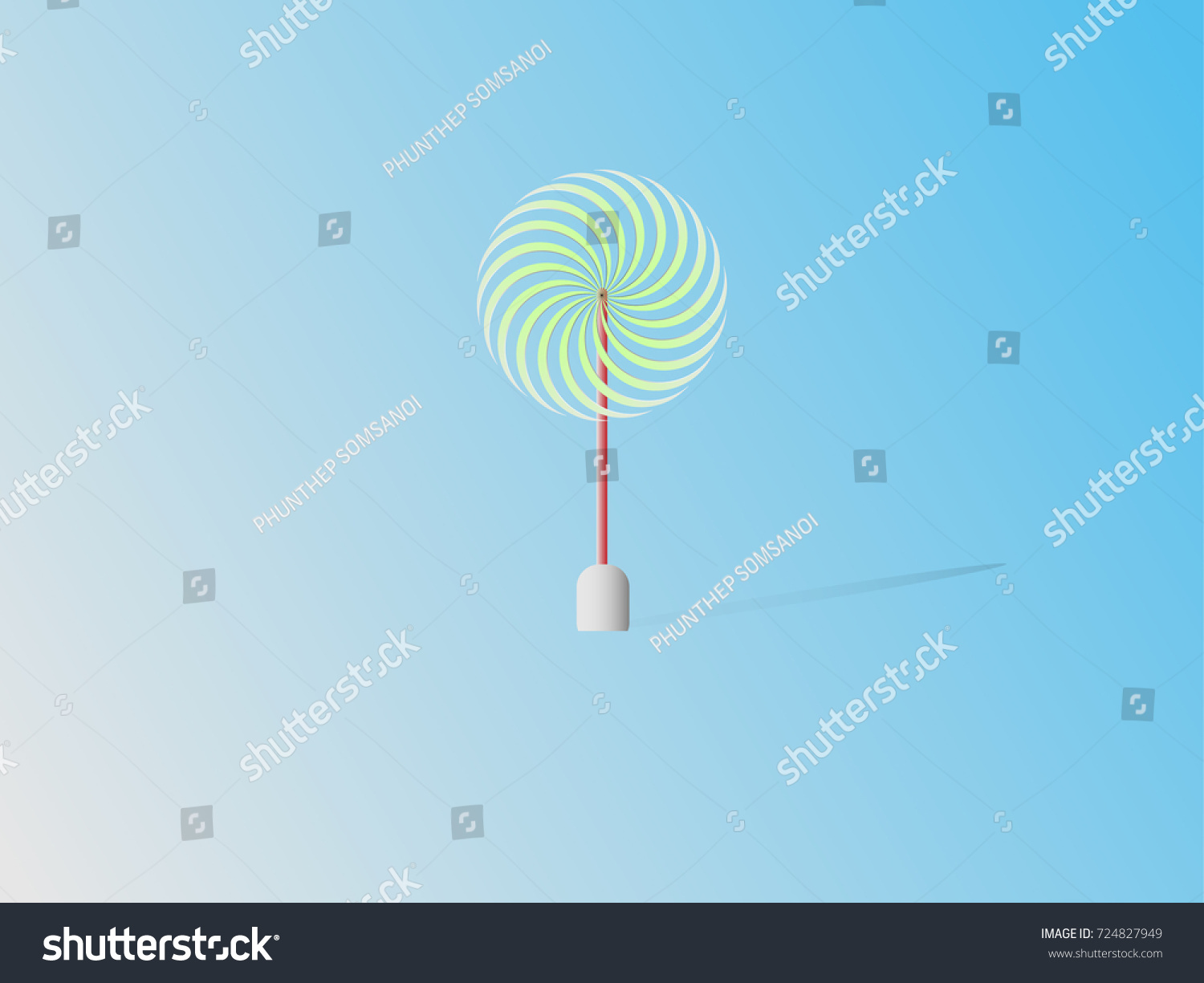 Logo Wind Turbine Stock Vector (Royalty Free) 724827949 | Shutterstock