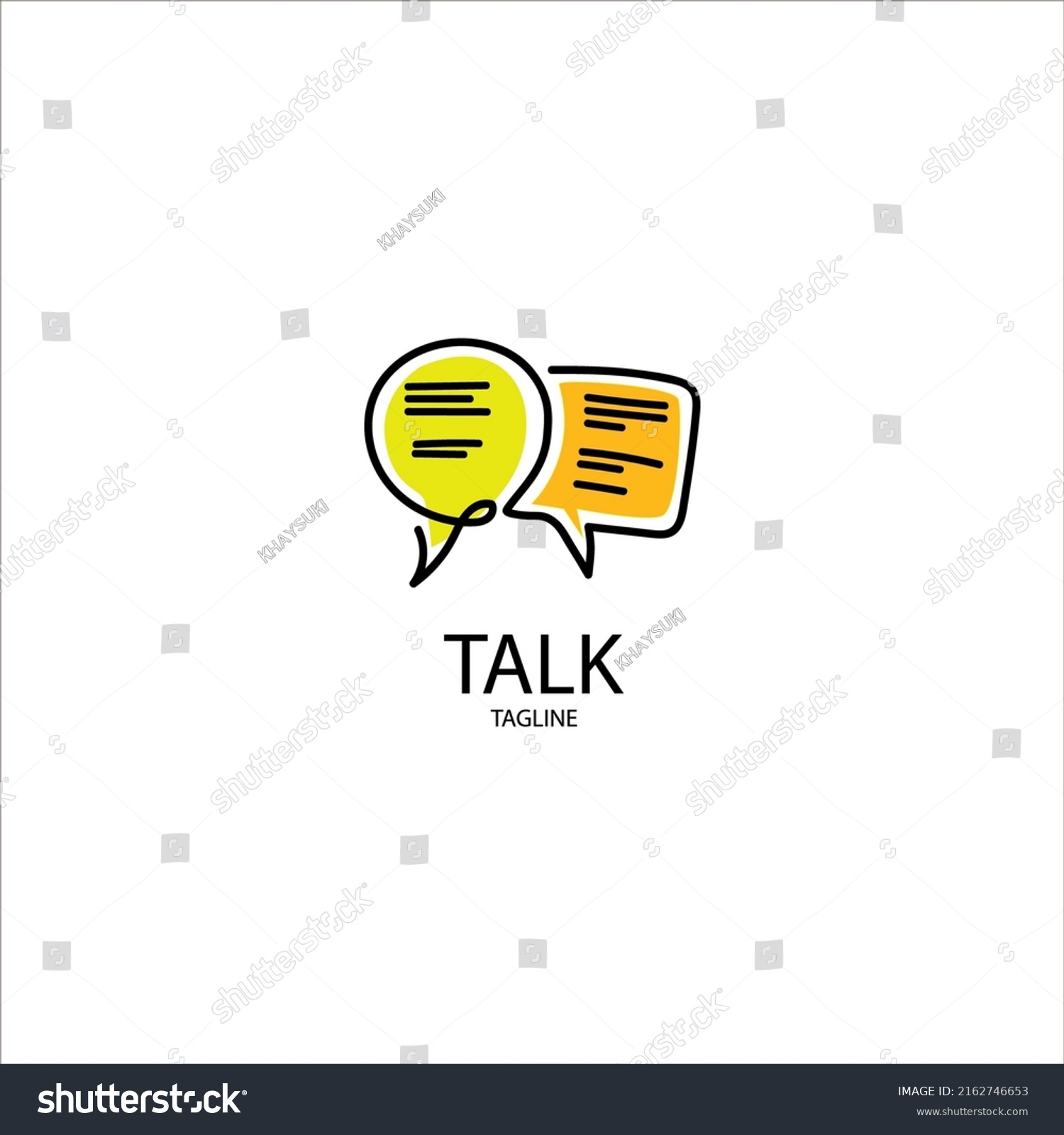 Logo Communication Symbol Two Way Talk Stock Vector (Royalty Free ... Logo Communication Symbol Two Way Talk Stock Vector (Royalty Free ...