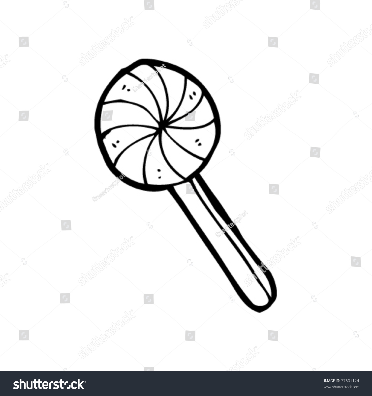 Lolly Cartoon Stock Vector (Royalty Free) 77601124
