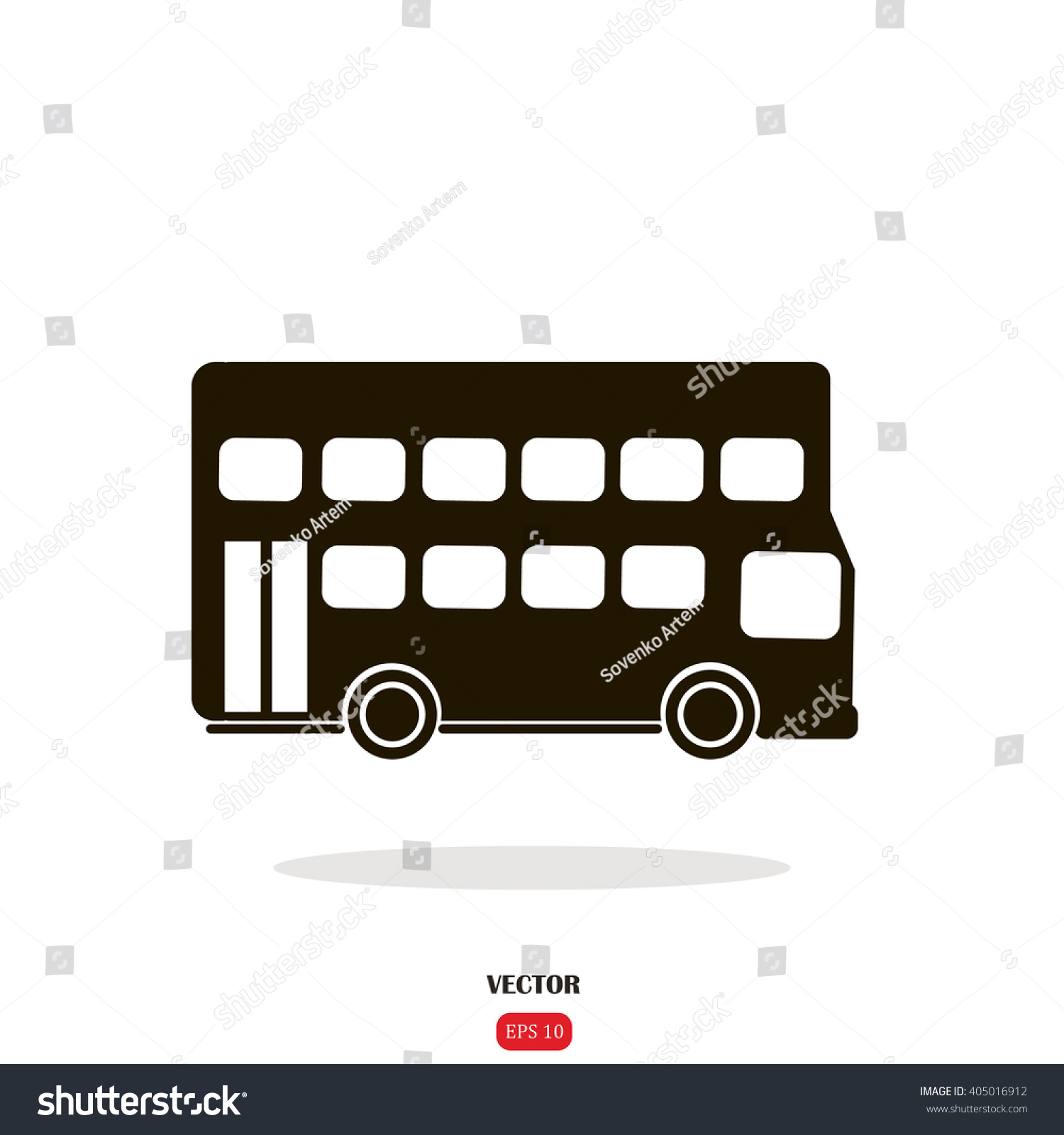 London Bus Icon Stock Vector 405016912 - Shutterstock
