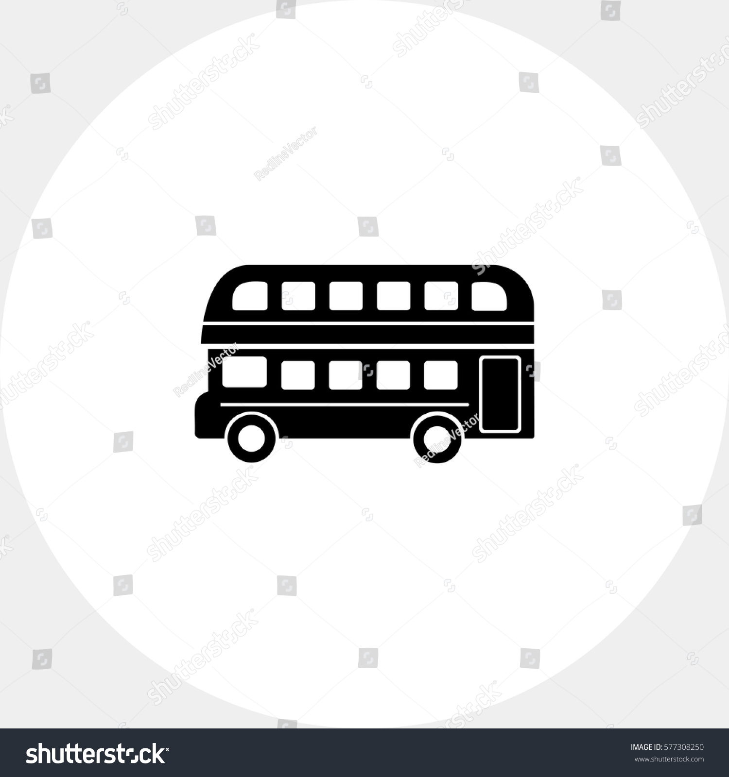 London Bus Icon Stock Vector (Royalty Free) 577308250 | Shutterstock