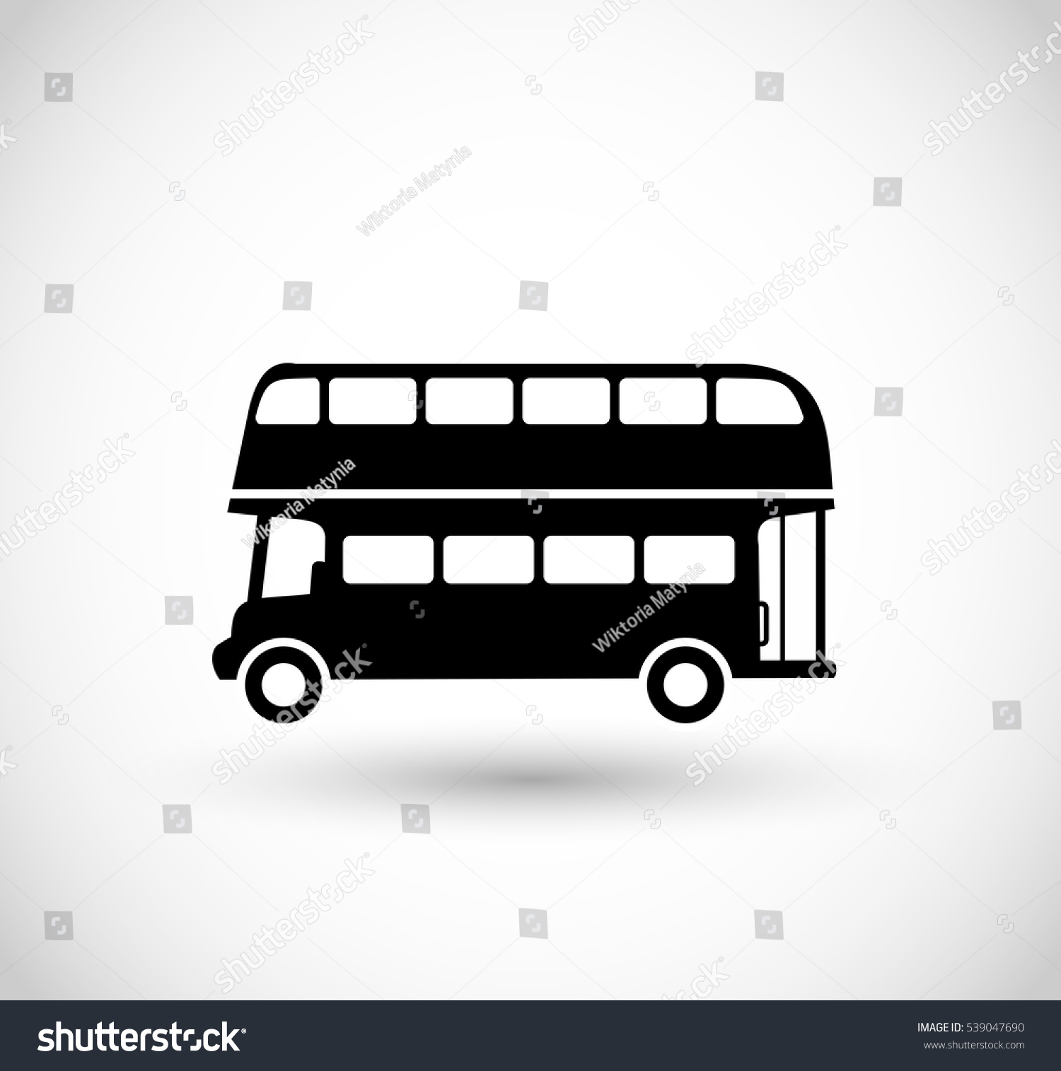 London Bus Vector Stock Vector (Royalty Free) 539047690