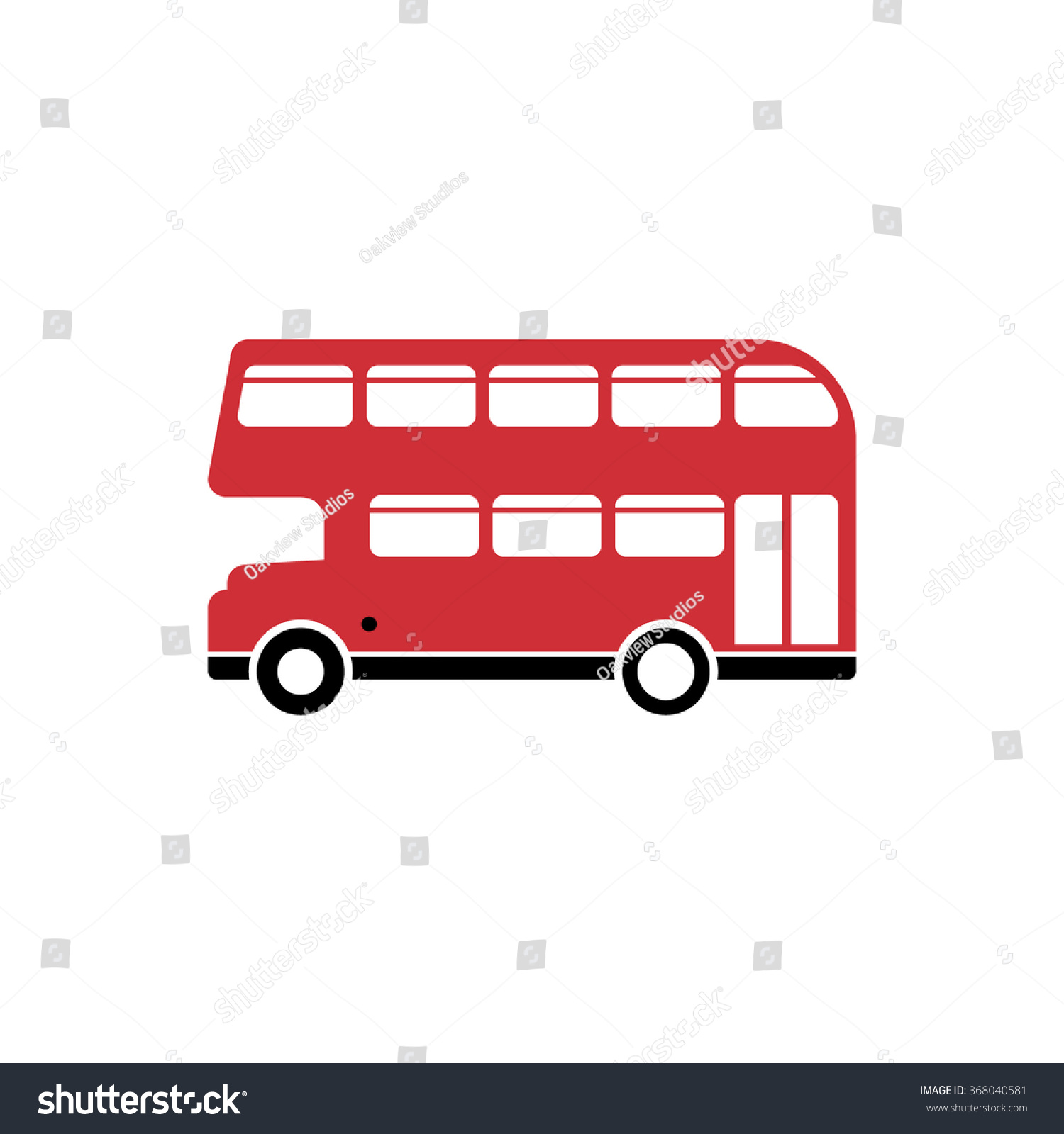 London Bus Vector Illustration Stock Vector (Royalty Free) 368040581 ...