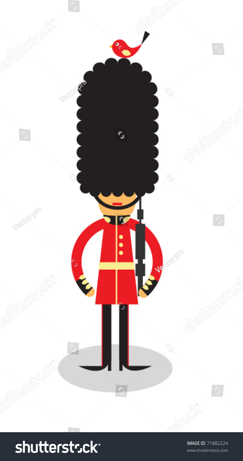 London Guard Stock Vector 71882224 - Shutterstock